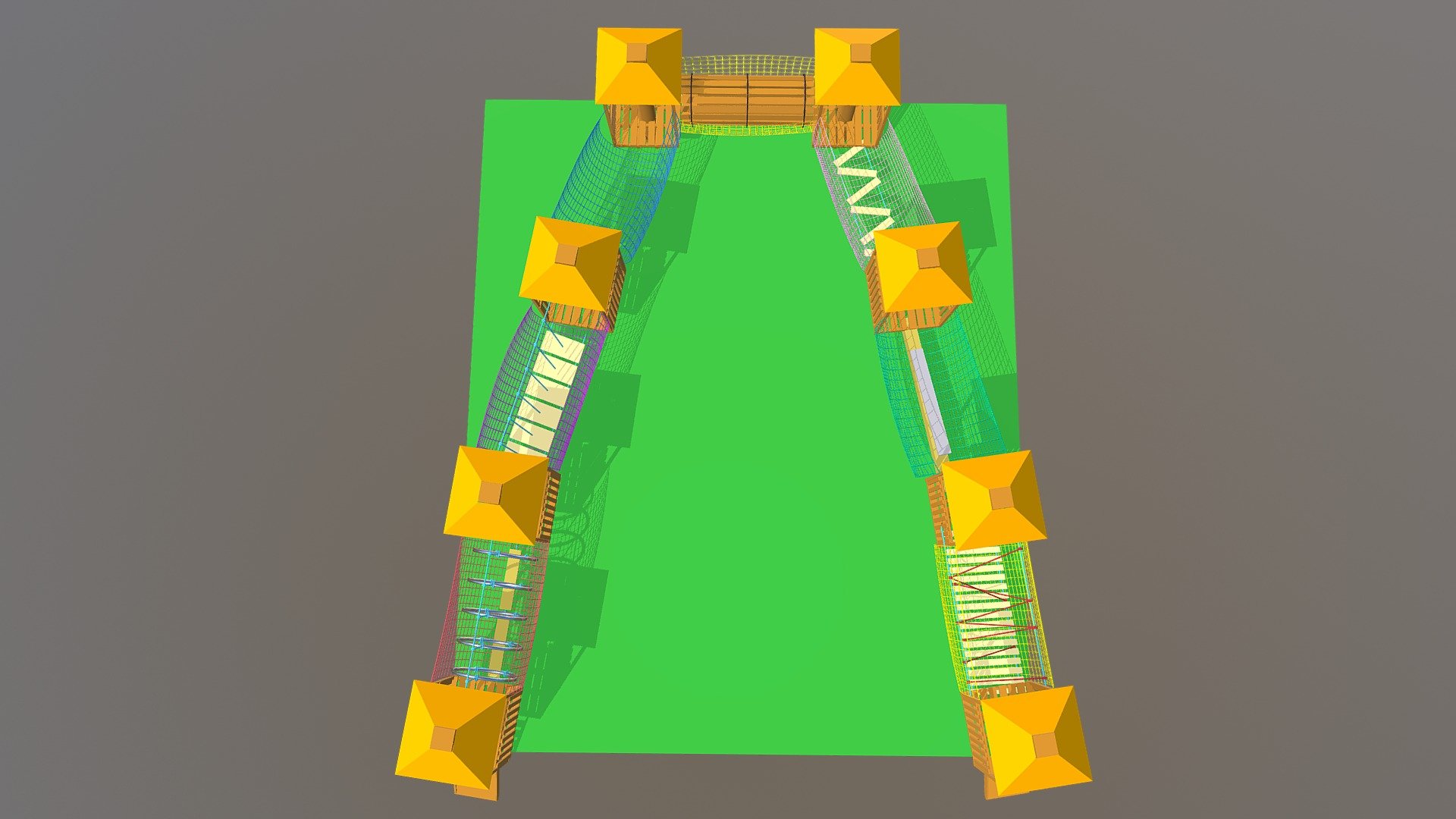 Rope Park - Version 1 - 3D model by irynaeksaeva (@irinagurzhiy ...