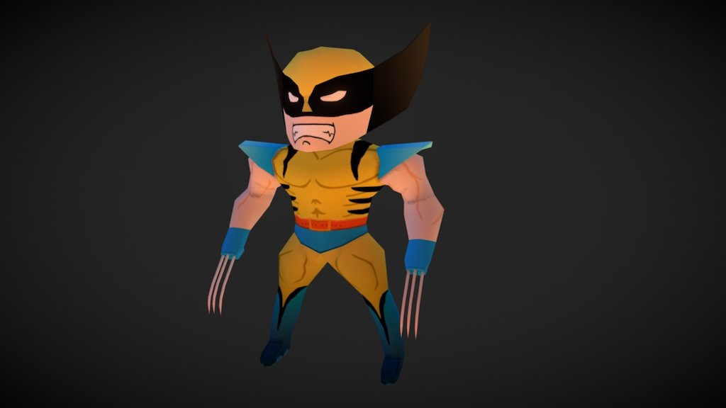 Wolverine T Pose - 3D model by Keke Kokelenberg (@kekekook) [67bb1ec ...
