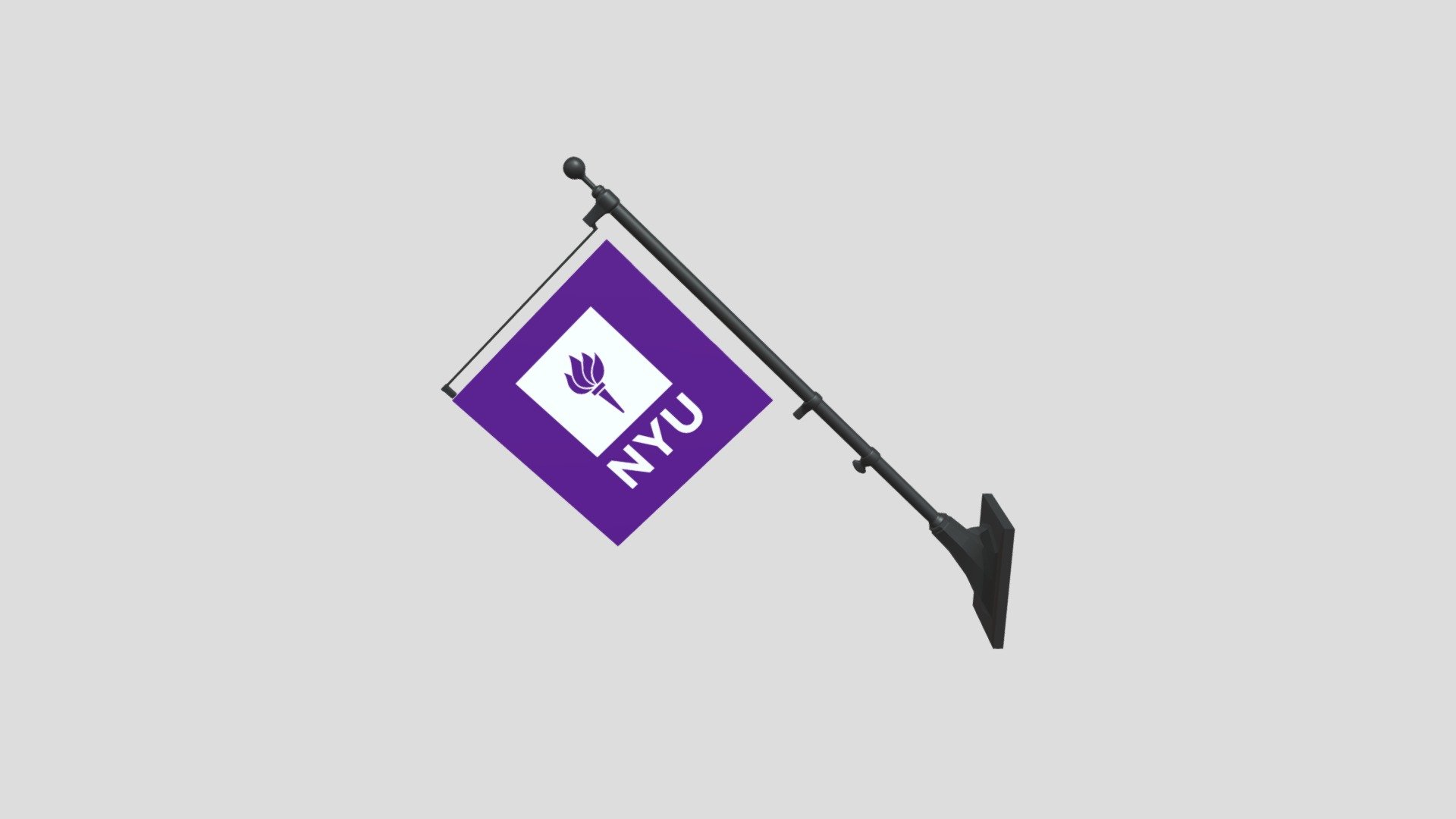 NYU FlagPole v1 - Download Free 3D model by nyu_grad_alley_2020 ...