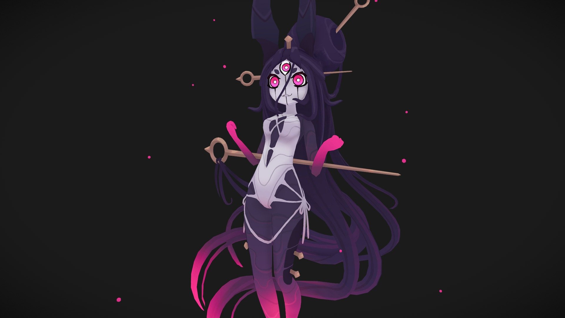 Weavony, the Silk Witch - Stylized Character - 3D model by Kaat ...