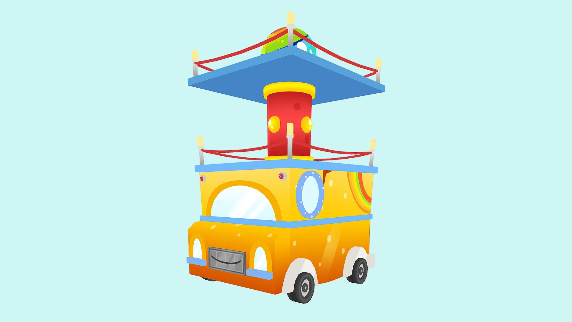 Rainbow Billy - Parade Car - 3D model by matchalatte.png [67be0e3 ...