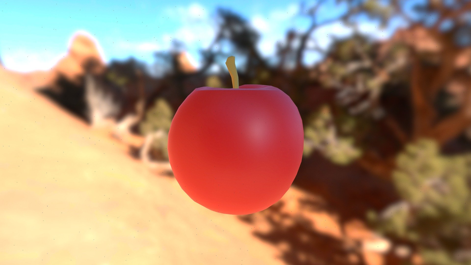 an apple😭😭😭 - 3D model by llwaoshaxd (@llwaoshaxdd) [67bf16b] - Sketchfab