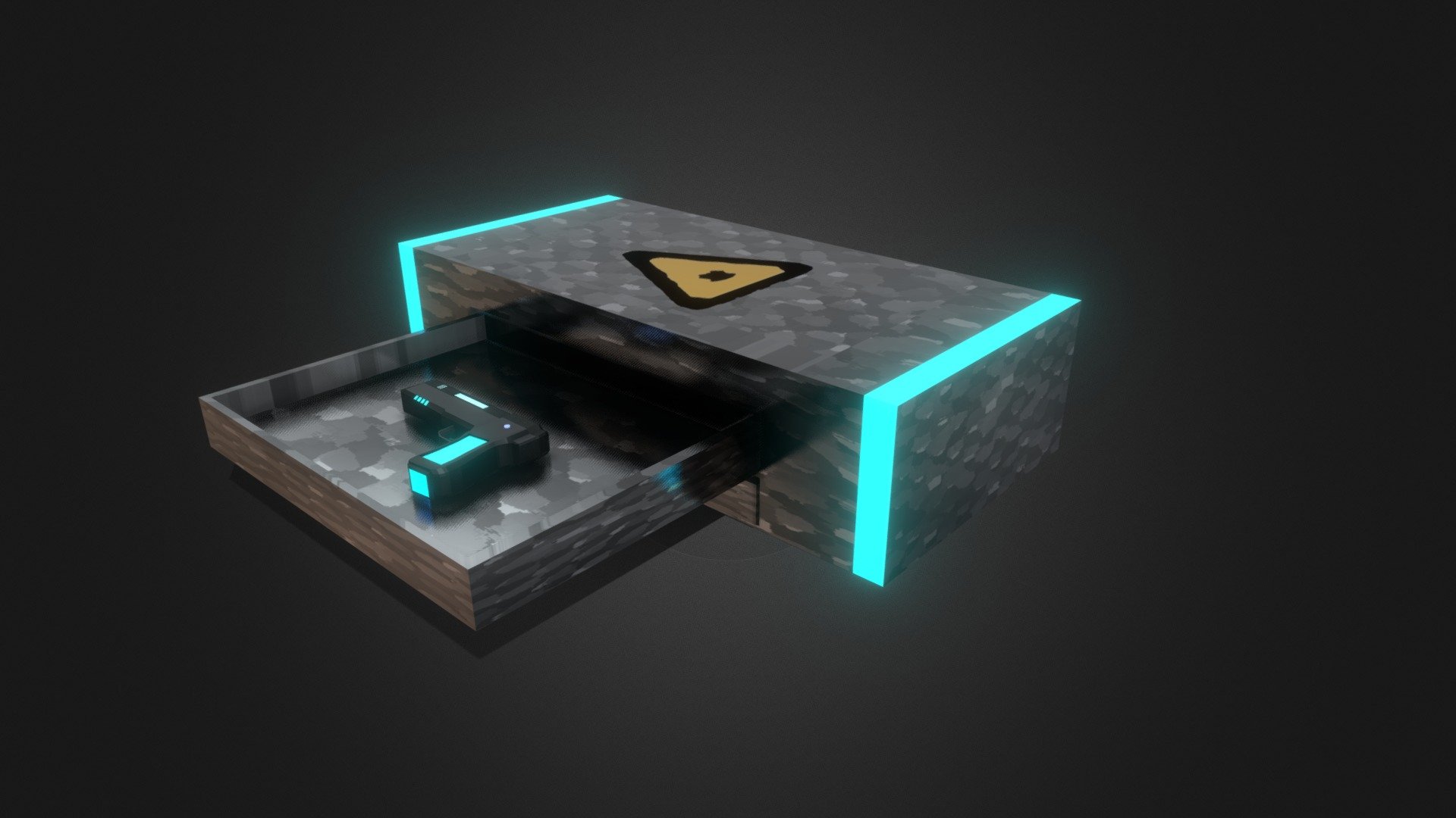 Milkman Karlson Futuristic Gun Case | Download - 3D model by Nofil.Khan ...