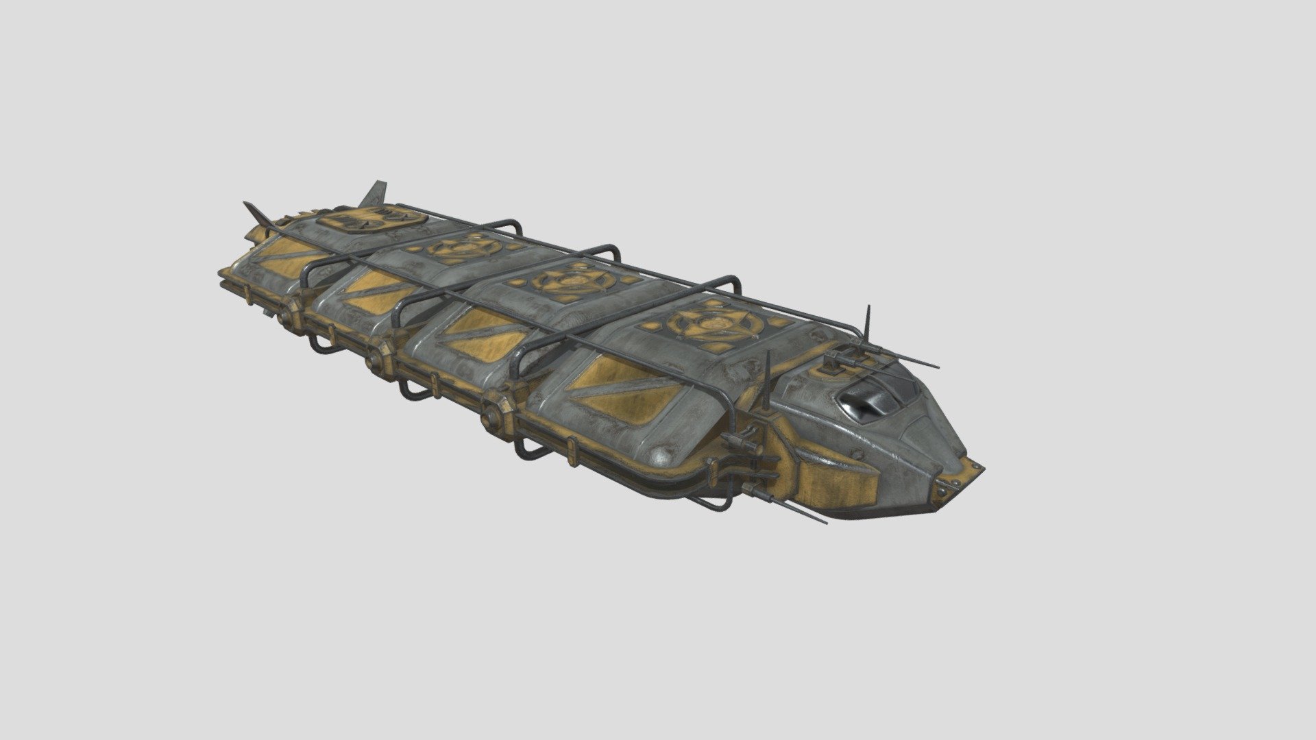 Cargo Ship Type 3 - Download Free 3D model by mohamedhussien [67bfcd1 ...