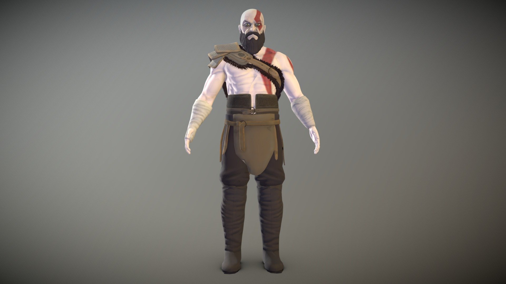Kratos - 3D model by ferreira_kelly [67c0a33] - Sketchfab