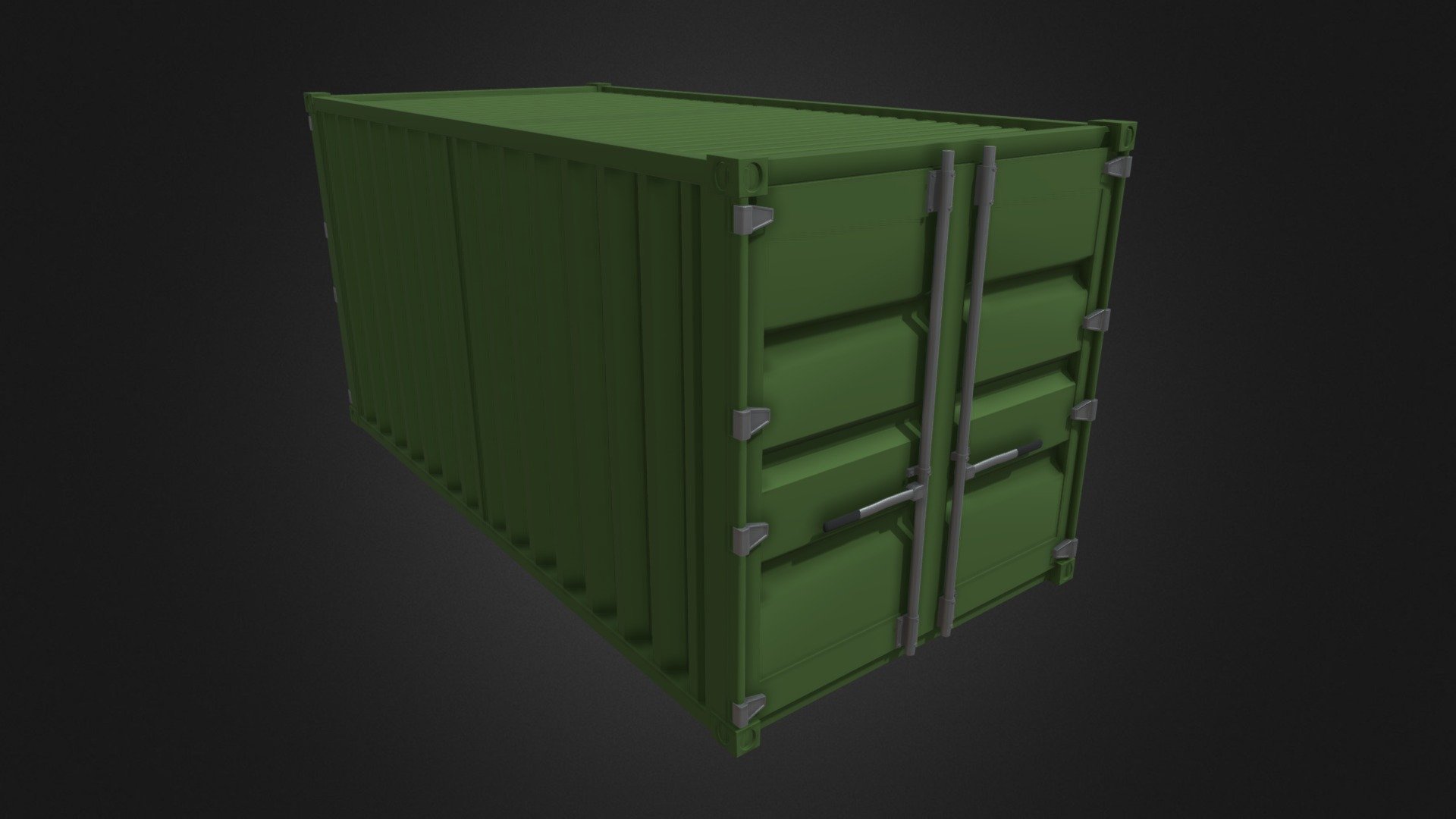 Shipping Container Crate - Download Free 3D model by GameDevMoot ...