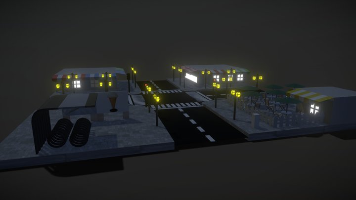 Traffic-lights 3D models - Sketchfab
