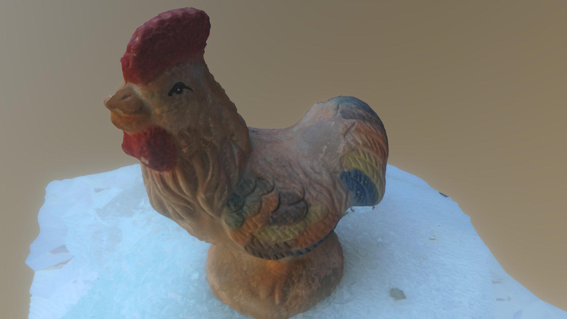 Gallo - small ceramic rooster - Download Free 3D model by marcelo ...