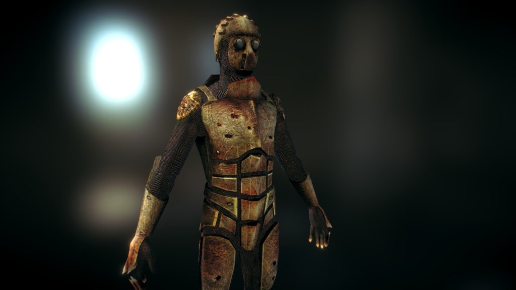 Soldier (Rusty Metal Armor) - 3D model by stallfish [67c8f33] - Sketchfab