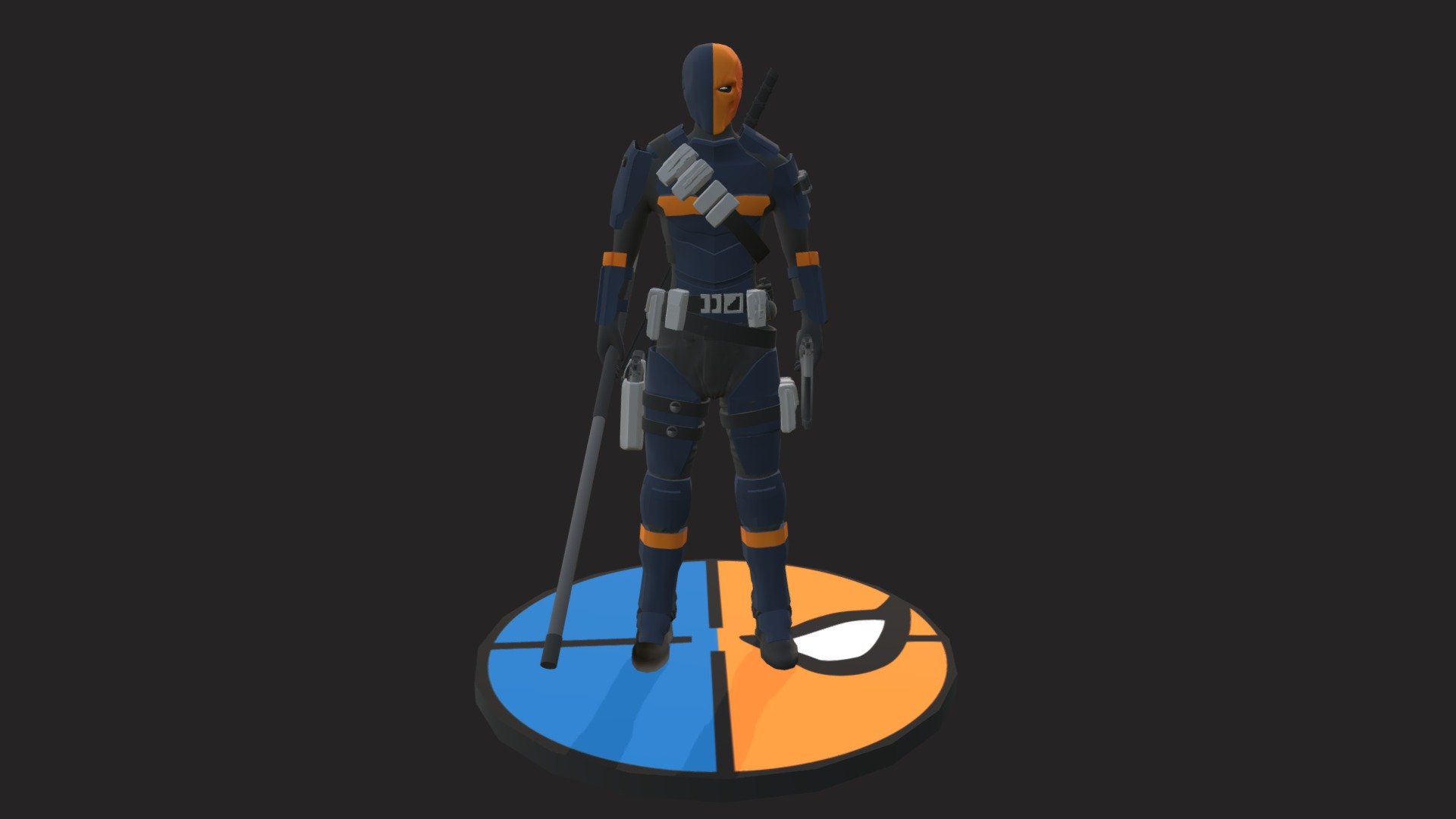 Deathstroke - 3D model by clown (@clown4427) [67caf0d] - Sketchfab