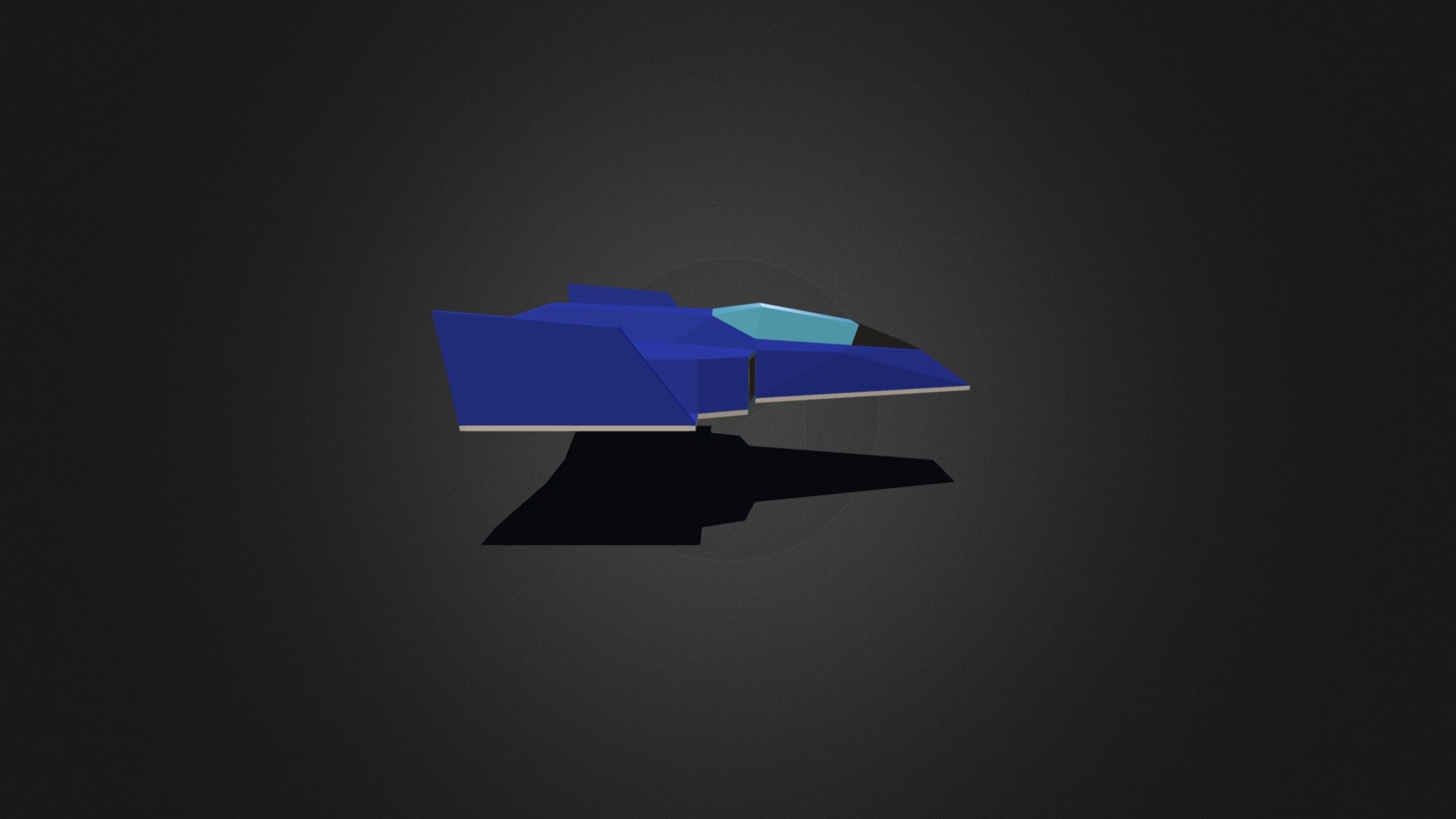 Blue Falcon Low Poly - 3D model by magimas [67cec23] - Sketchfab