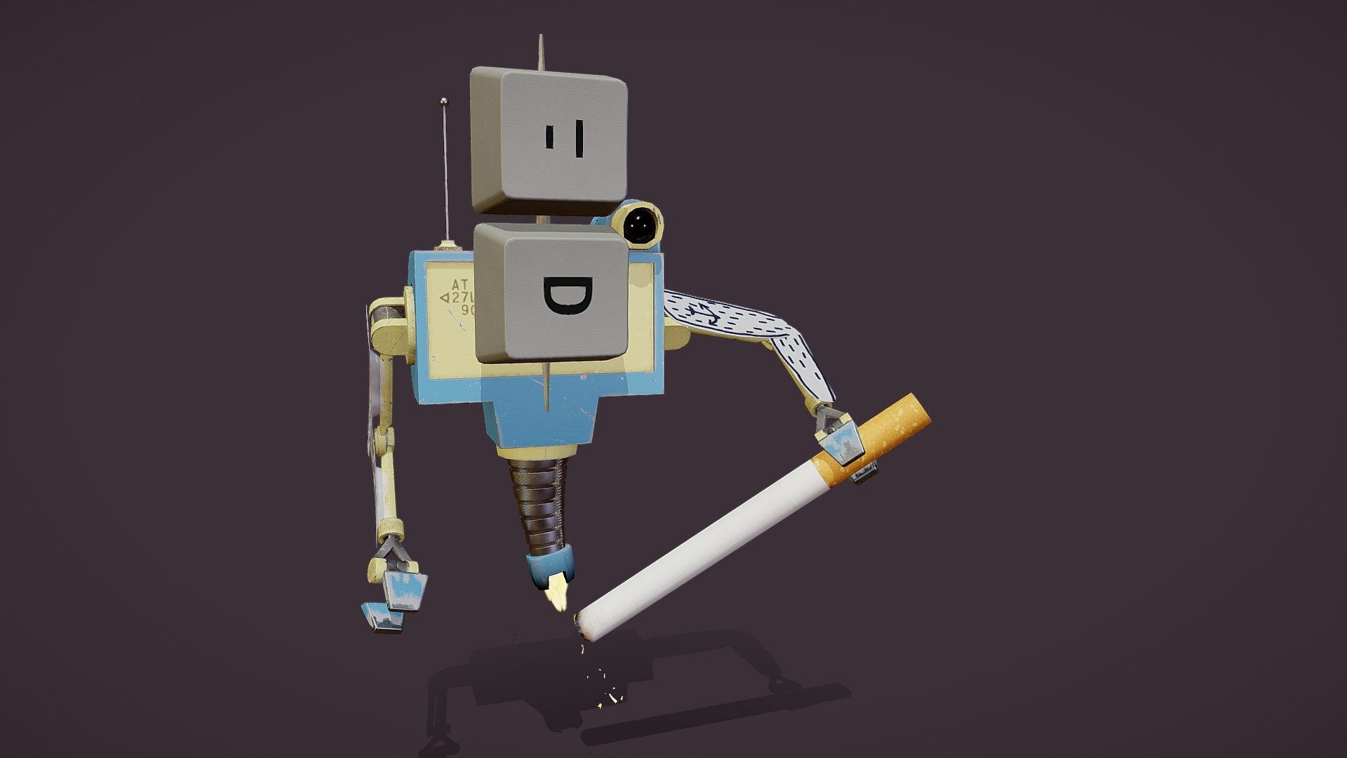 BlazeBot - 3D model by klemcijada [67cf3e0] - Sketchfab
