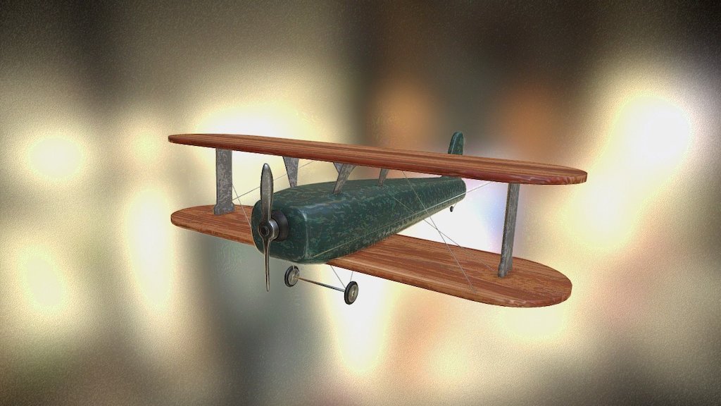 old Airplane - 3D model by alector [67cf57d] - Sketchfab