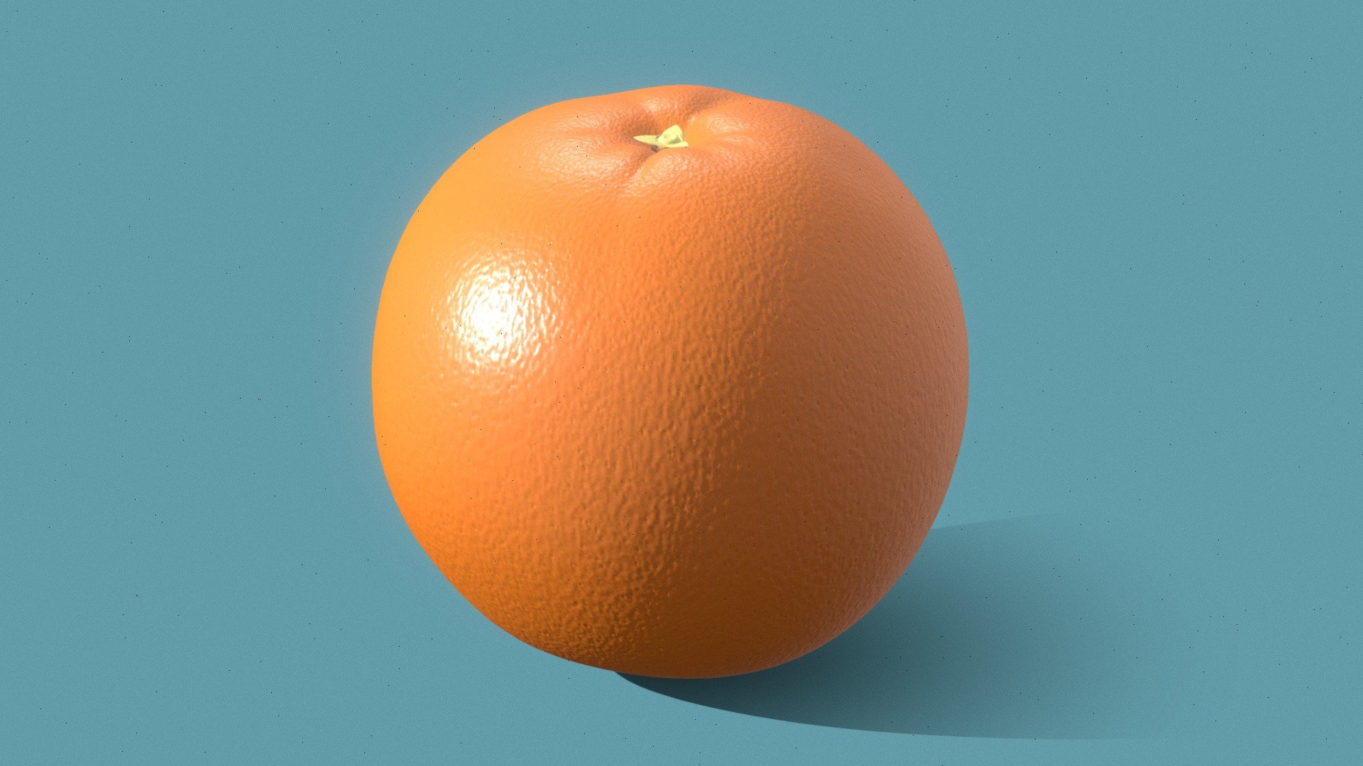 Juicy Realistic low poly Orange - 3D model by rigasreal [67d1192 ...