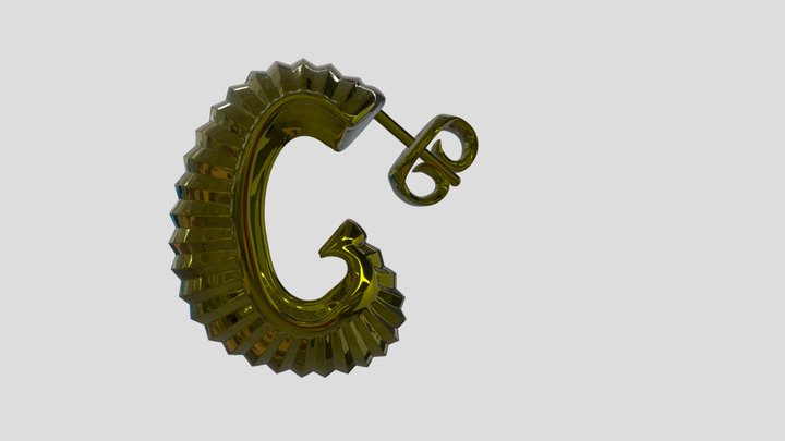 Earrings 3D models - Sketchfab