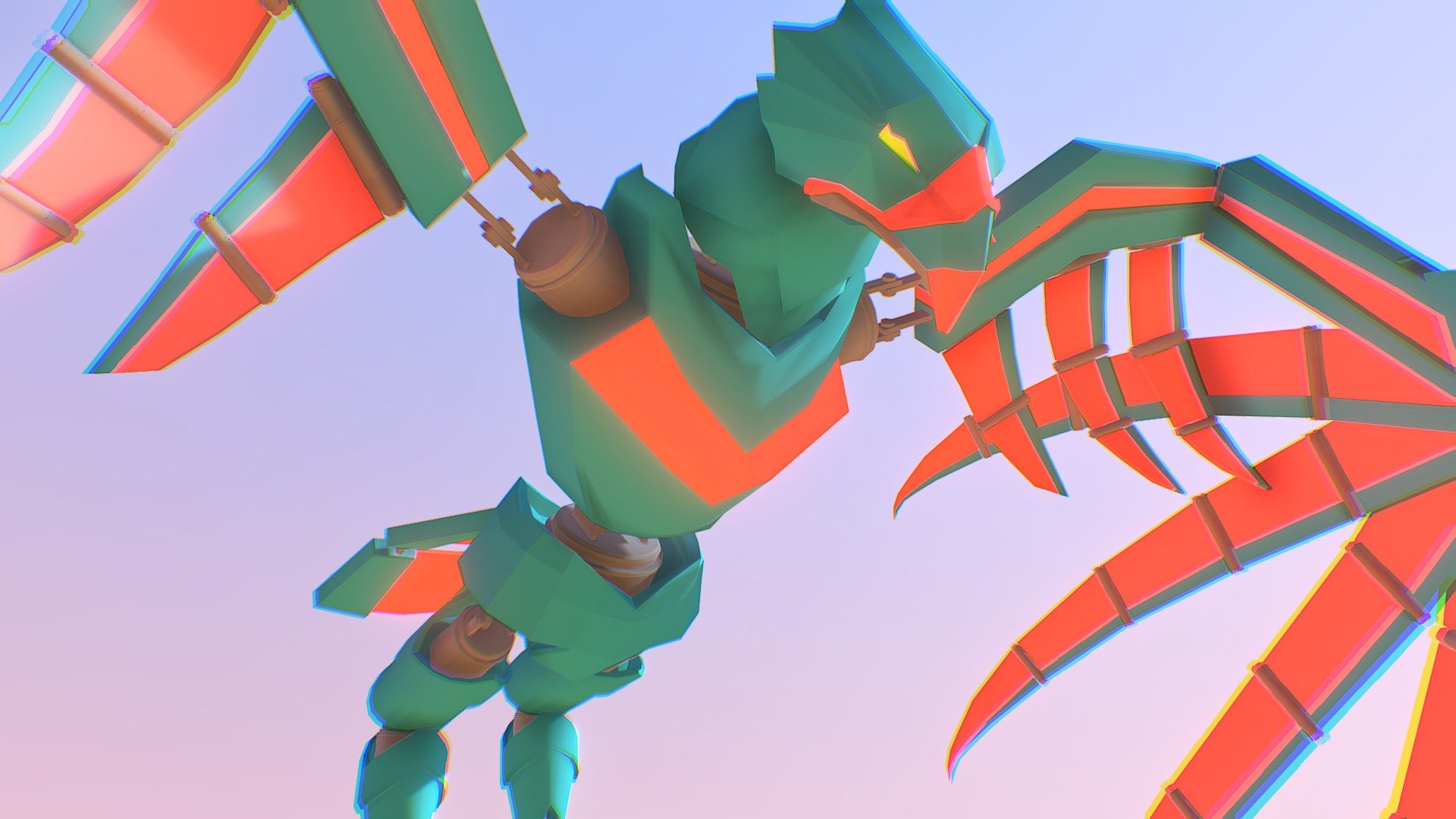 Mechanical Bird Boss Character - 3D model by Mayya E. Benitez ...