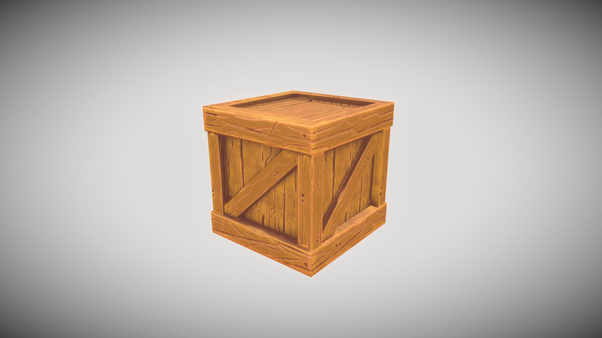Stylized Crate(Game Ready Asset) - 3D model by Hridoy19991 [67d37ca] - Sketchfab