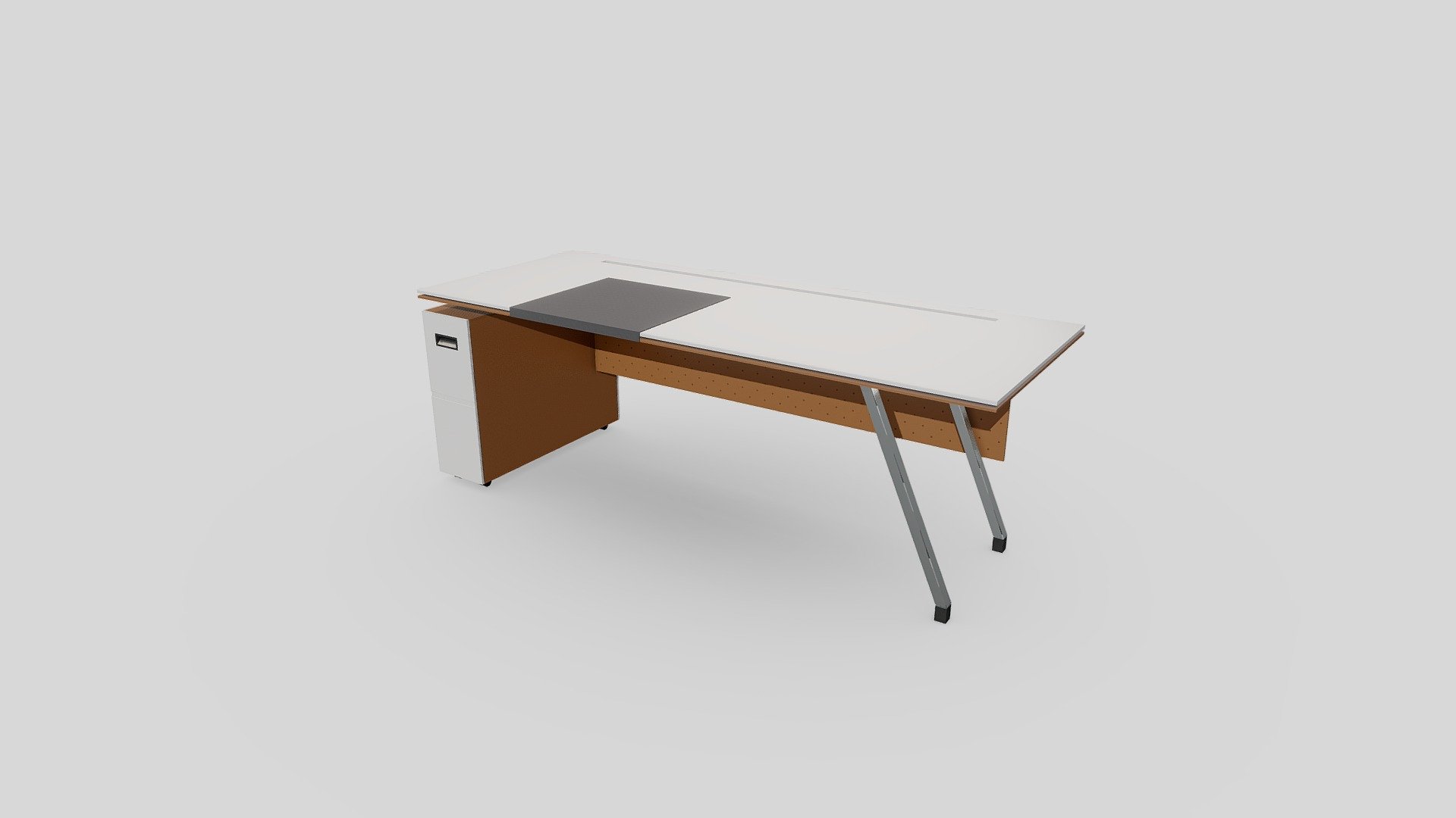 Modern Desk - 3D model by Dreamerz Lab (@dreamerzlab) [67d3893] - Sketchfab