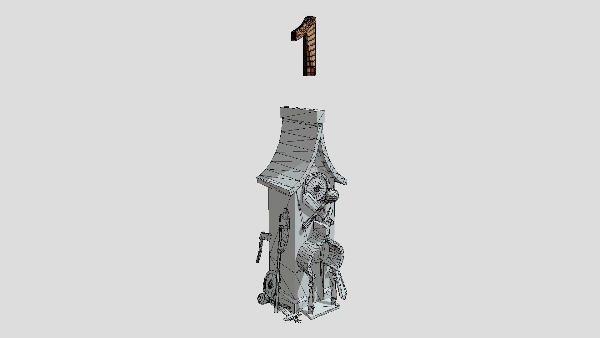 Tower_figure_01 - 3D model by Creon Games (@creongames) [67d3b82 ...