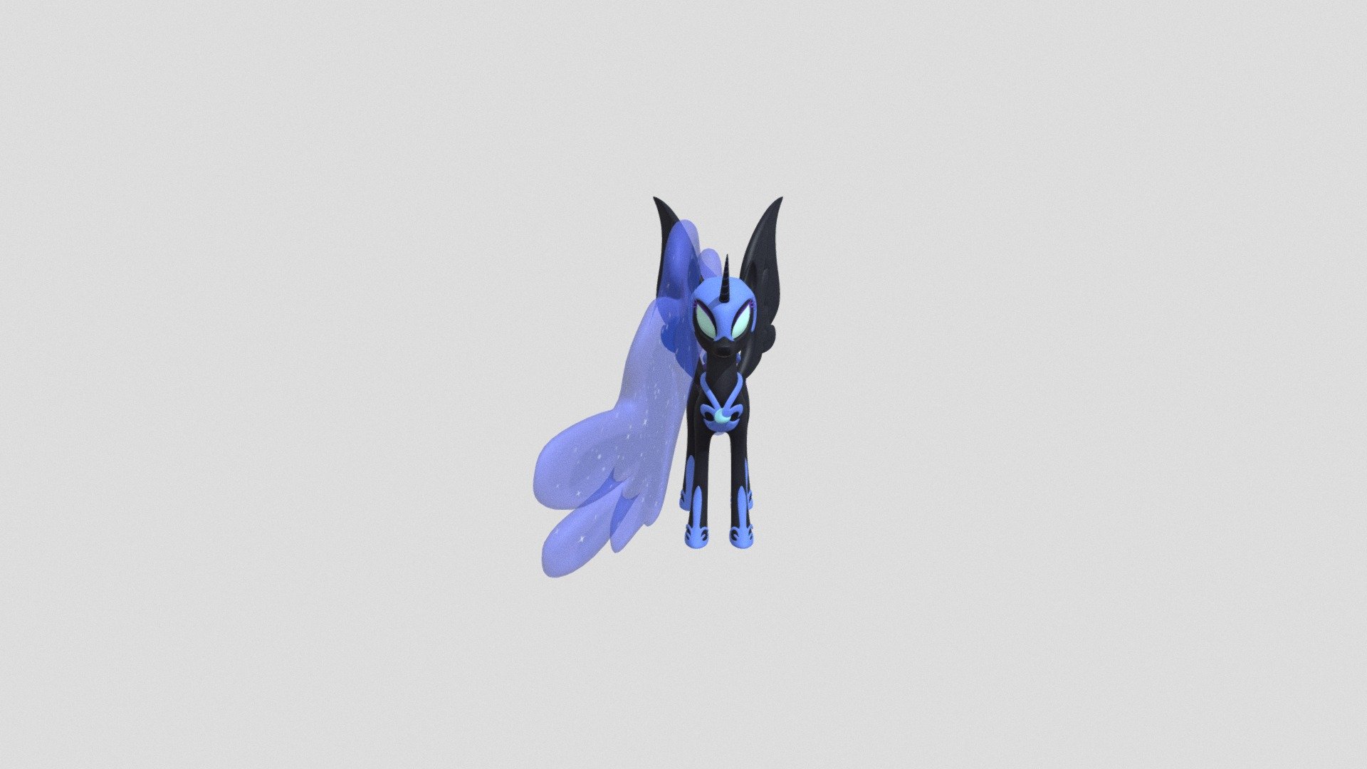 Sfm Gmod Enhanced Nightmare Moon By Sindroom - Download Free 3D model ...
