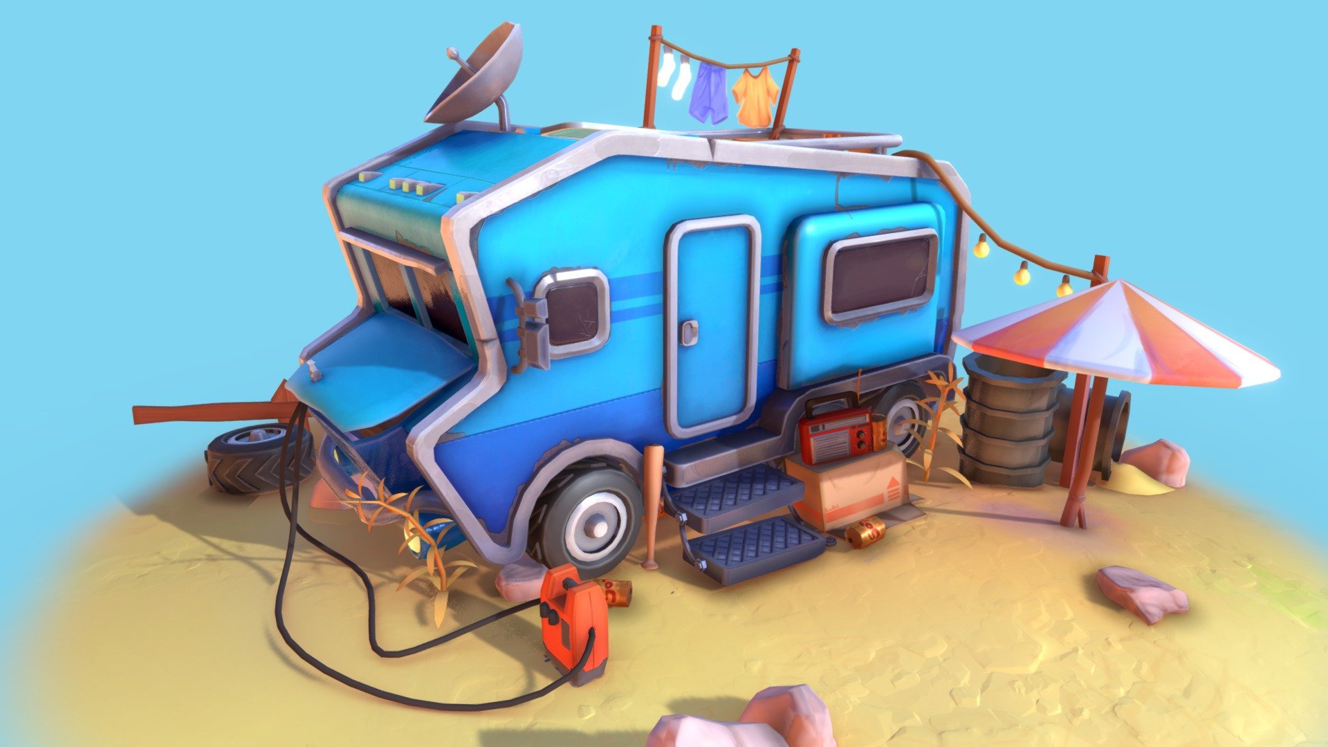 Stylized RV - 3D model by Andreas Gunnman (@Discoflame) [67d5918 ...