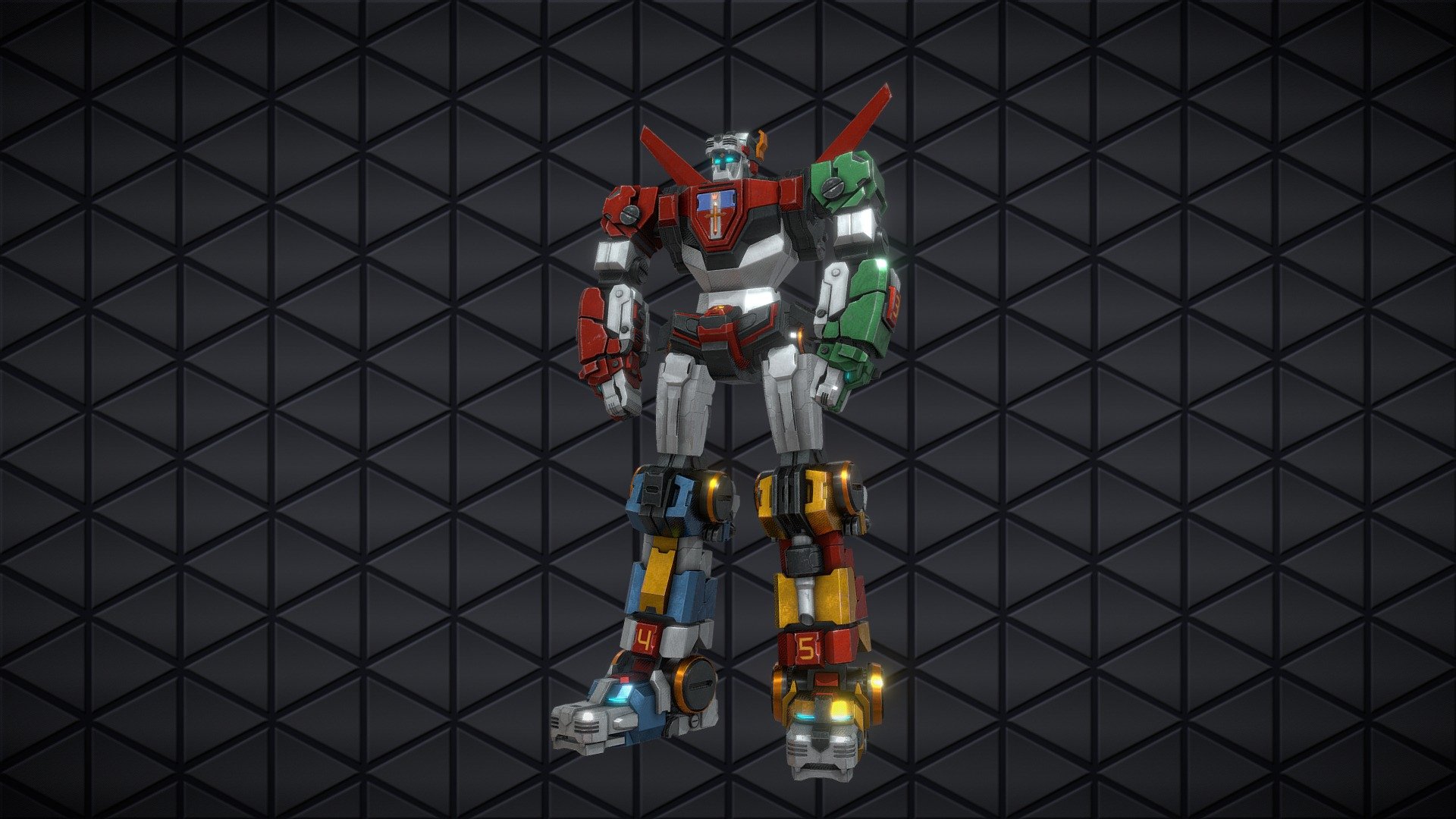 Voltron - Hesman - Buy Royalty Free 3D model by Art_workshop [67d5f19 ...