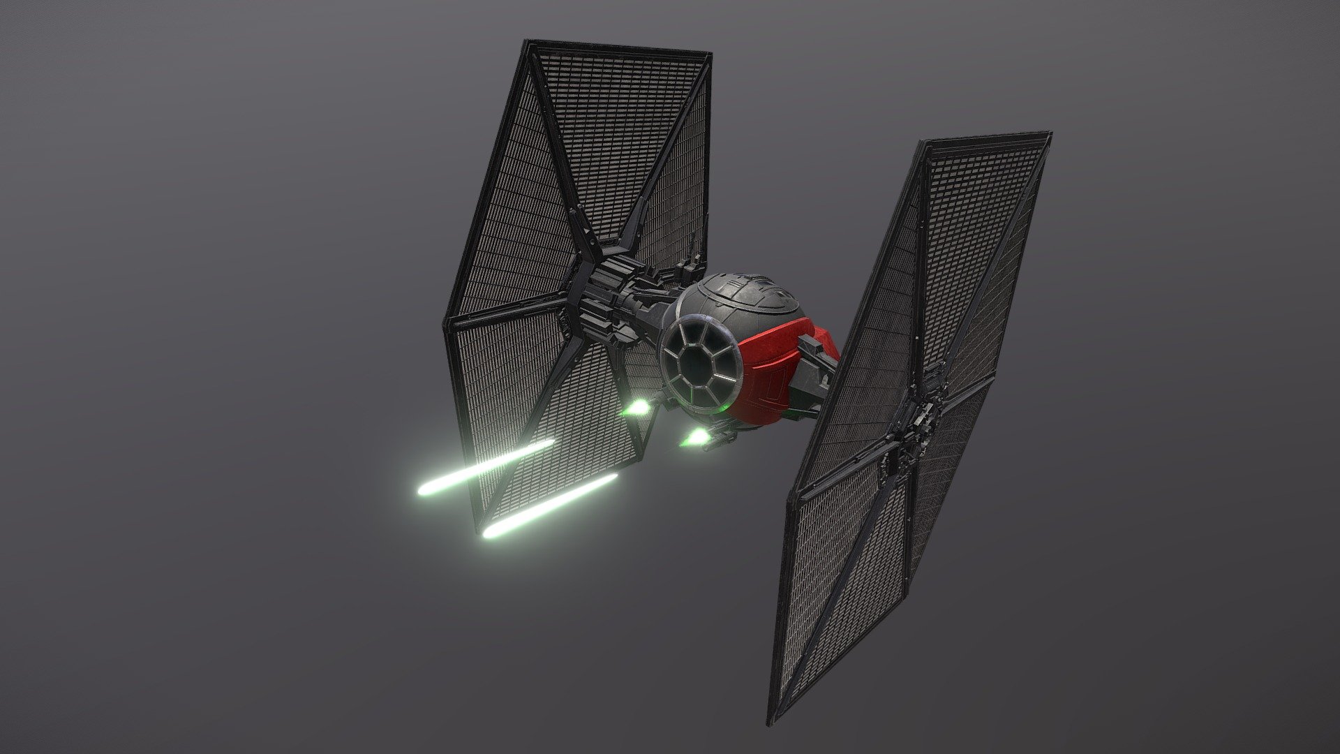 First Order ST TIE Fighter V2 - 3D model by Maxime Orlandi (@maxime ...