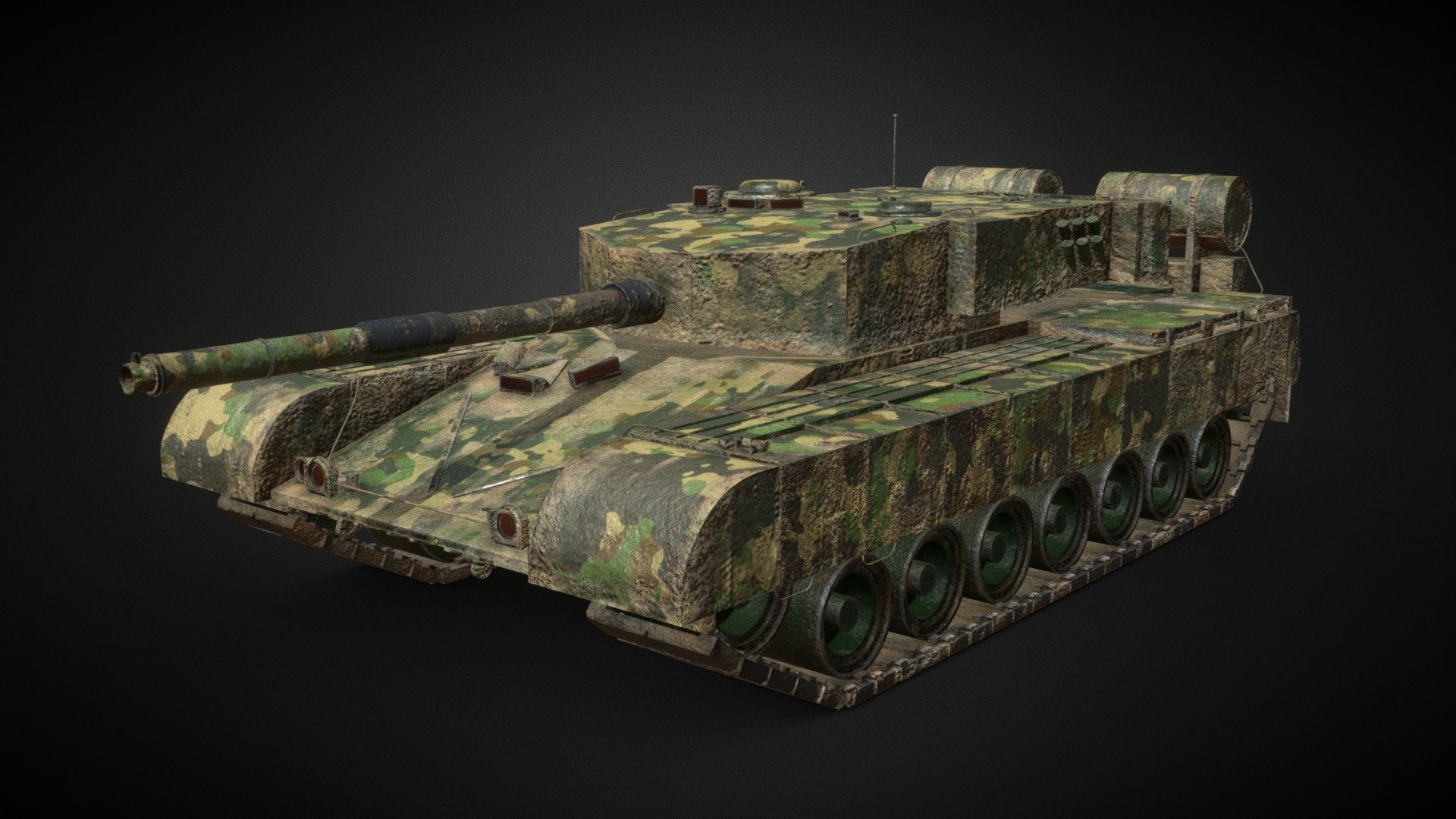 Arjun mark 1 Tank indian army - Buy Royalty Free 3D model by Shibu Saha ...