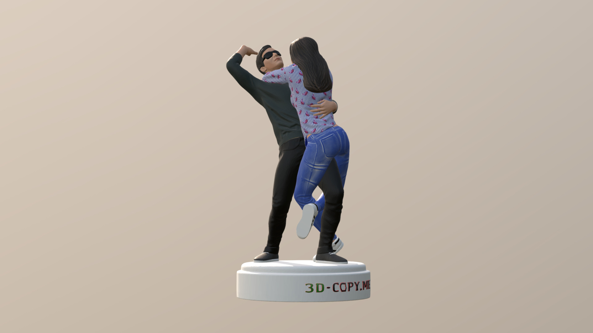 425 happy couple - 3D model by 3dcopyme [67da41c] - Sketchfab