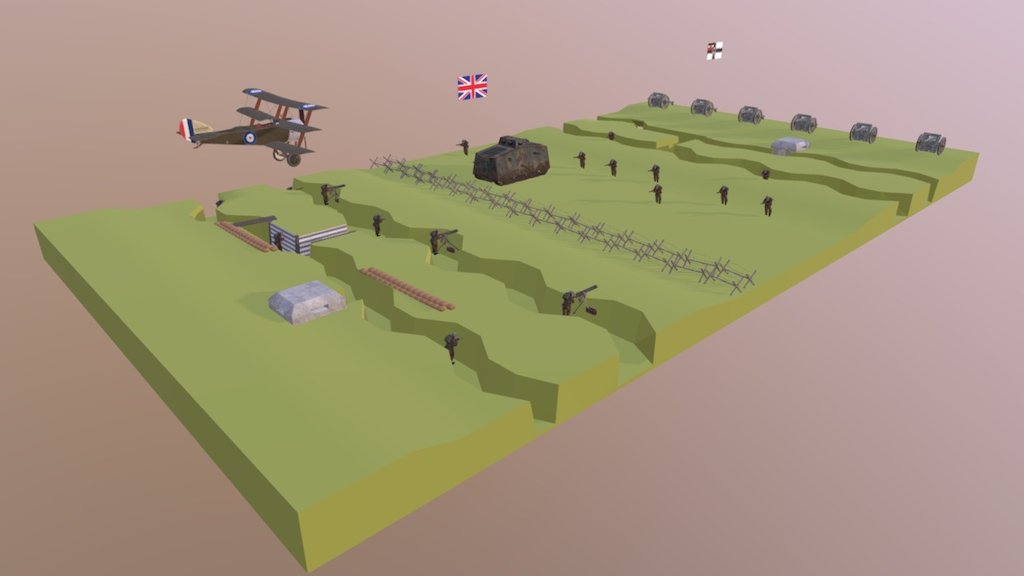 AR Trench - 3D model by HMHDeveloper [67db324] - Sketchfab