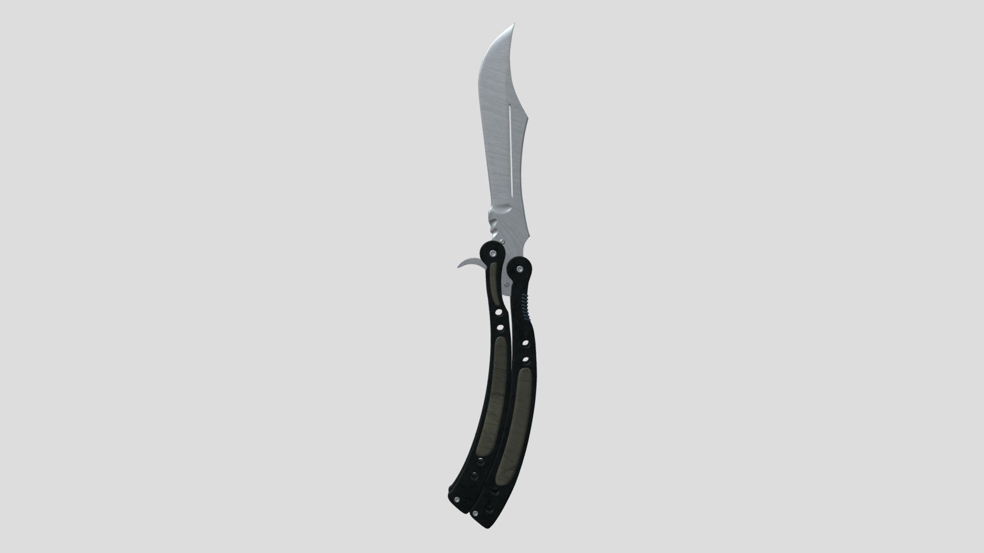 Butterfly Knife CS2 (Counter Strike 2) - 3D model by Jhon3darth ...