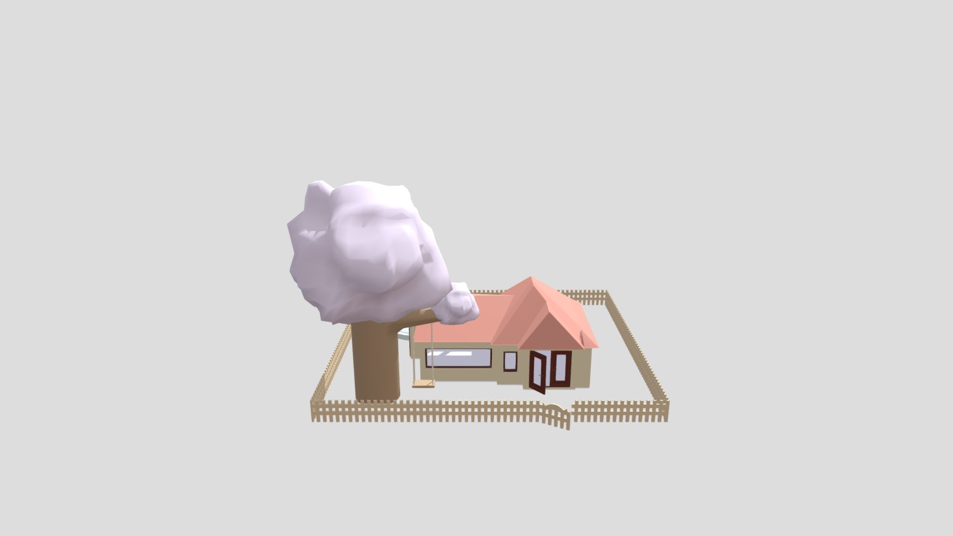 dreamhouse - 3D model by Gloirosa [67dbe05] - Sketchfab