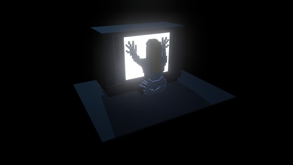 Blocktober2017 17 Poltergeist - 3D model by Mike.Nicholson [67dc510 ...