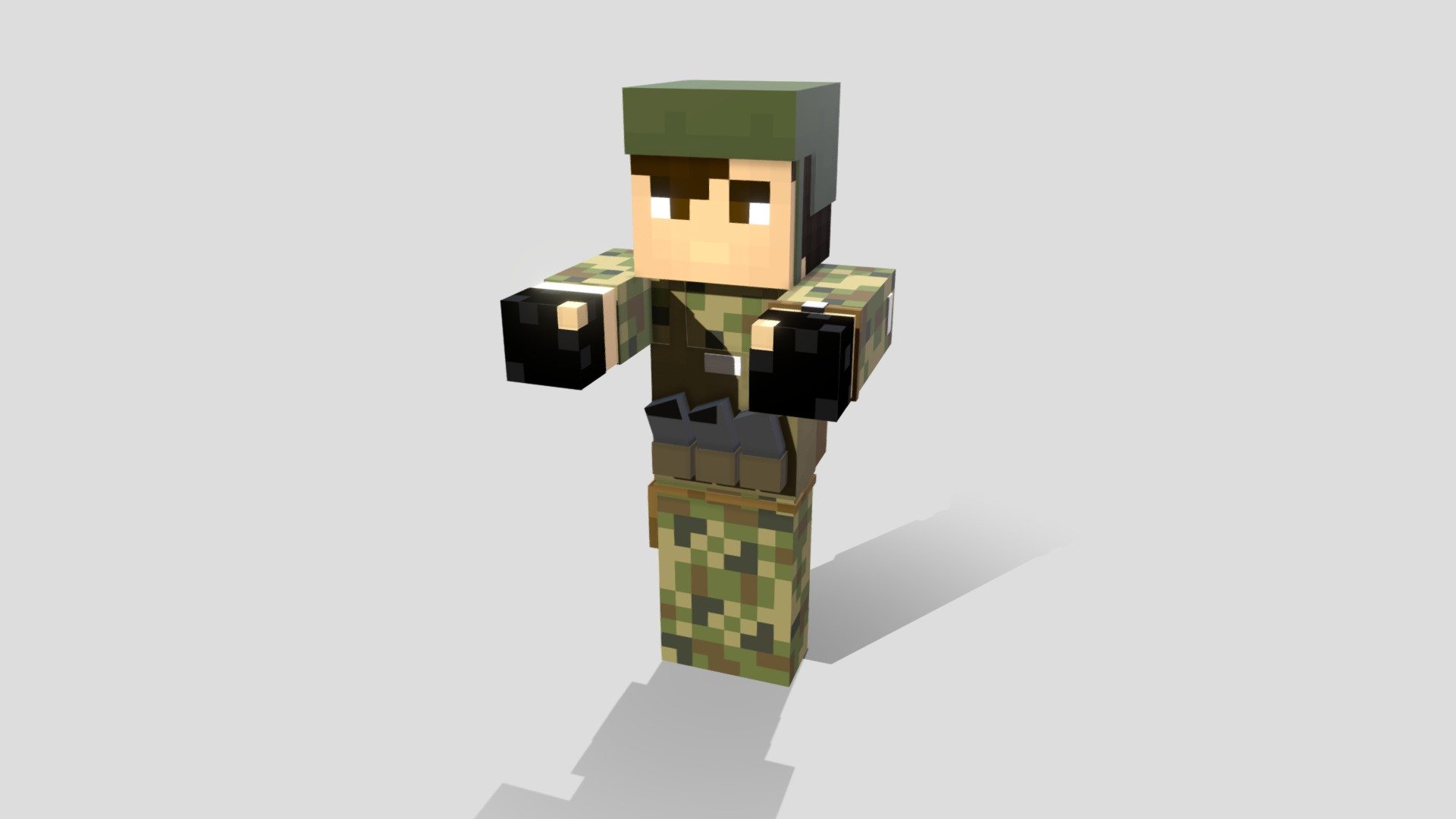U.S. Soldier - Download Free 3D model by samkoque [67dd42e] - Sketchfab