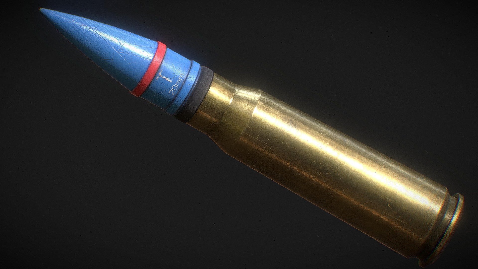 20mm Tracer - Download Free 3D model by Lyndschoko [67dea14] - Sketchfab