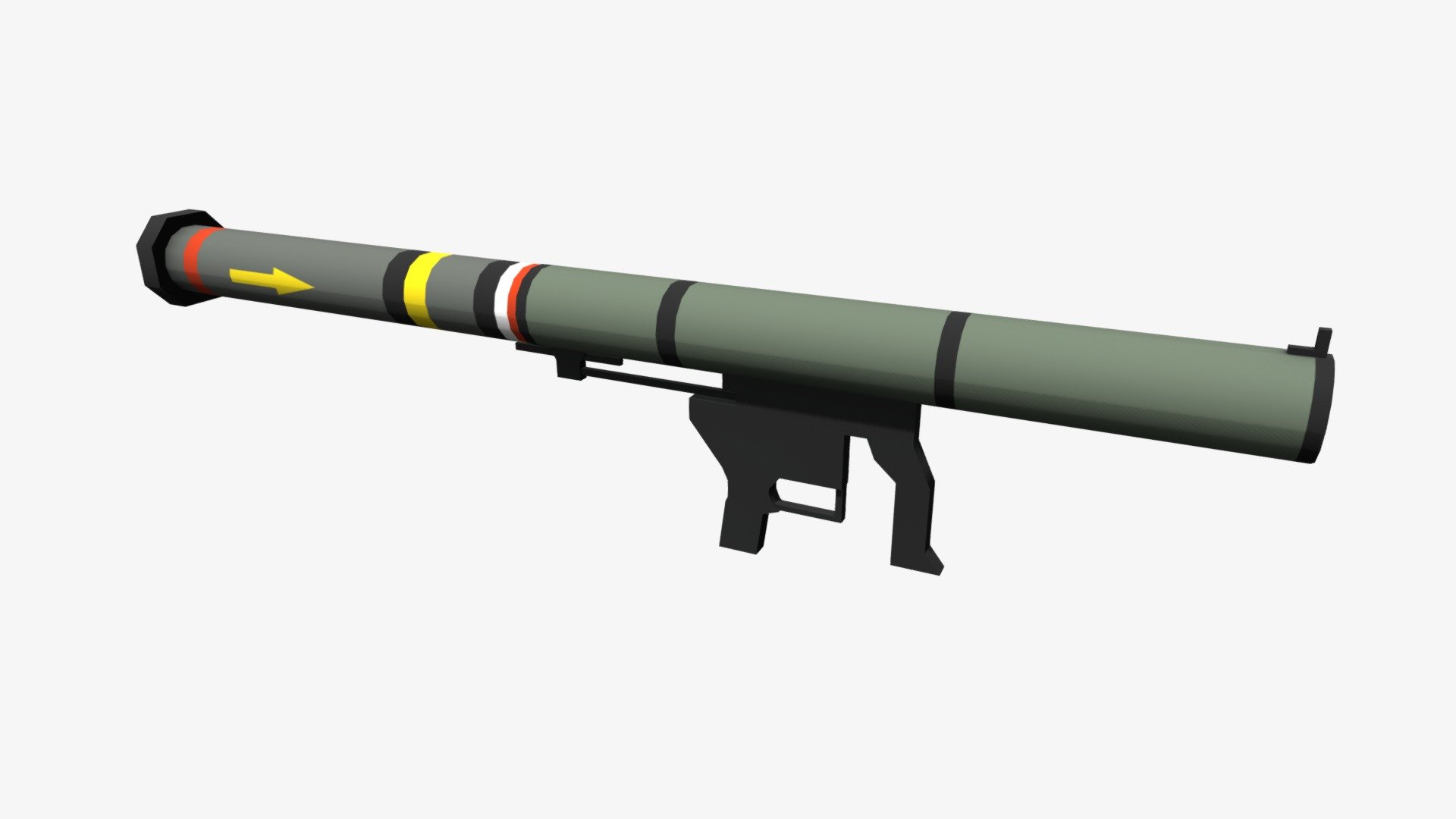Low Poly Rocket Launcher - 3D model by samanthacford [67deead] - Sketchfab