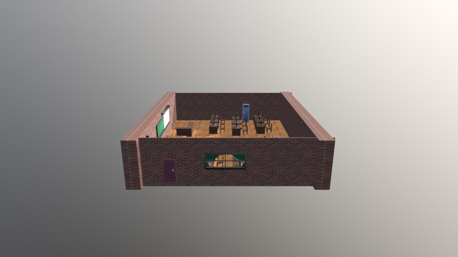 classroom - Download Free 3D model by Livio (@CCTV.Mario) [67df4cc ...