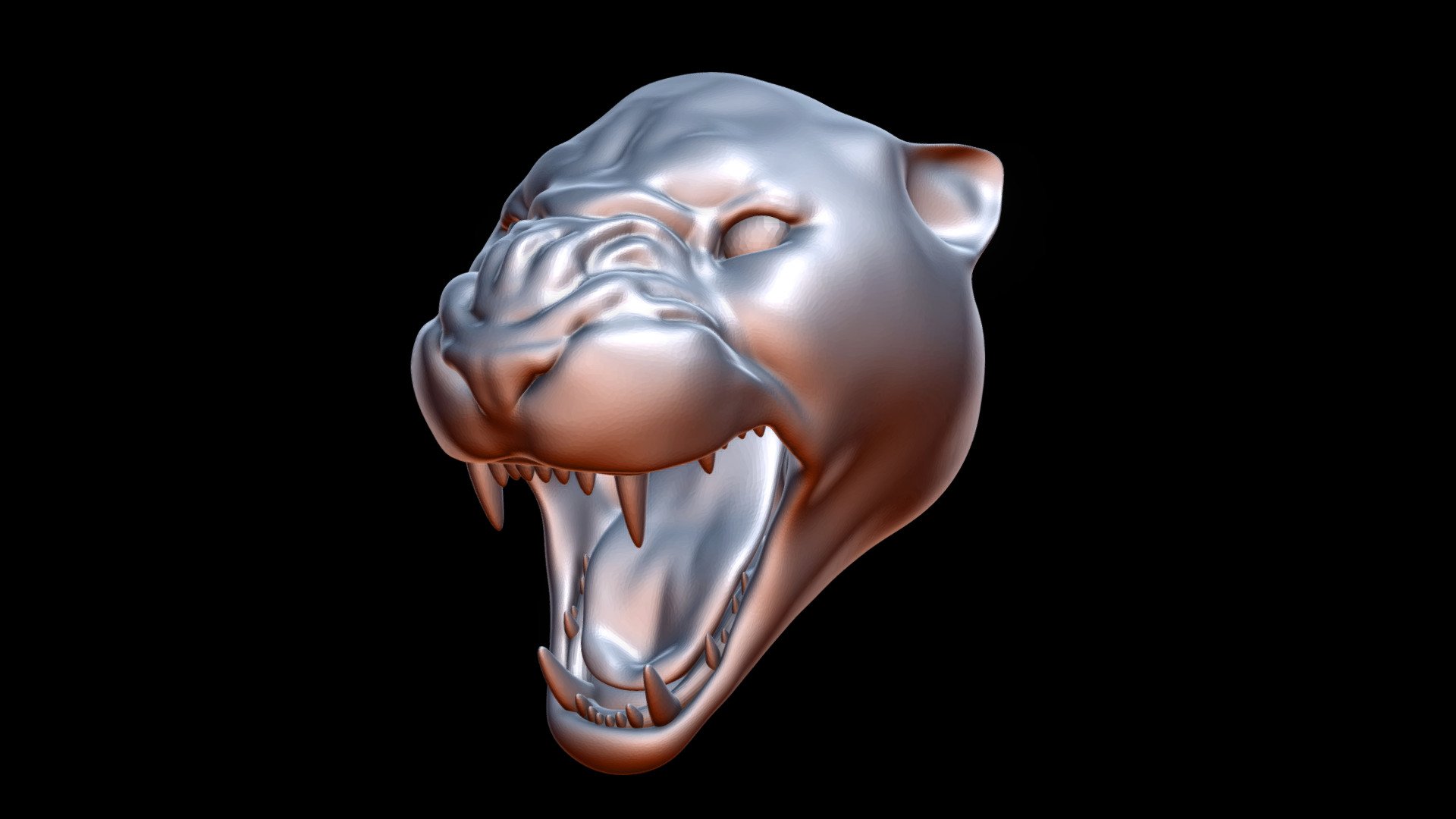 Jaguar Head Study - Download Free 3D model by Calfan [67e054a] - Sketchfab