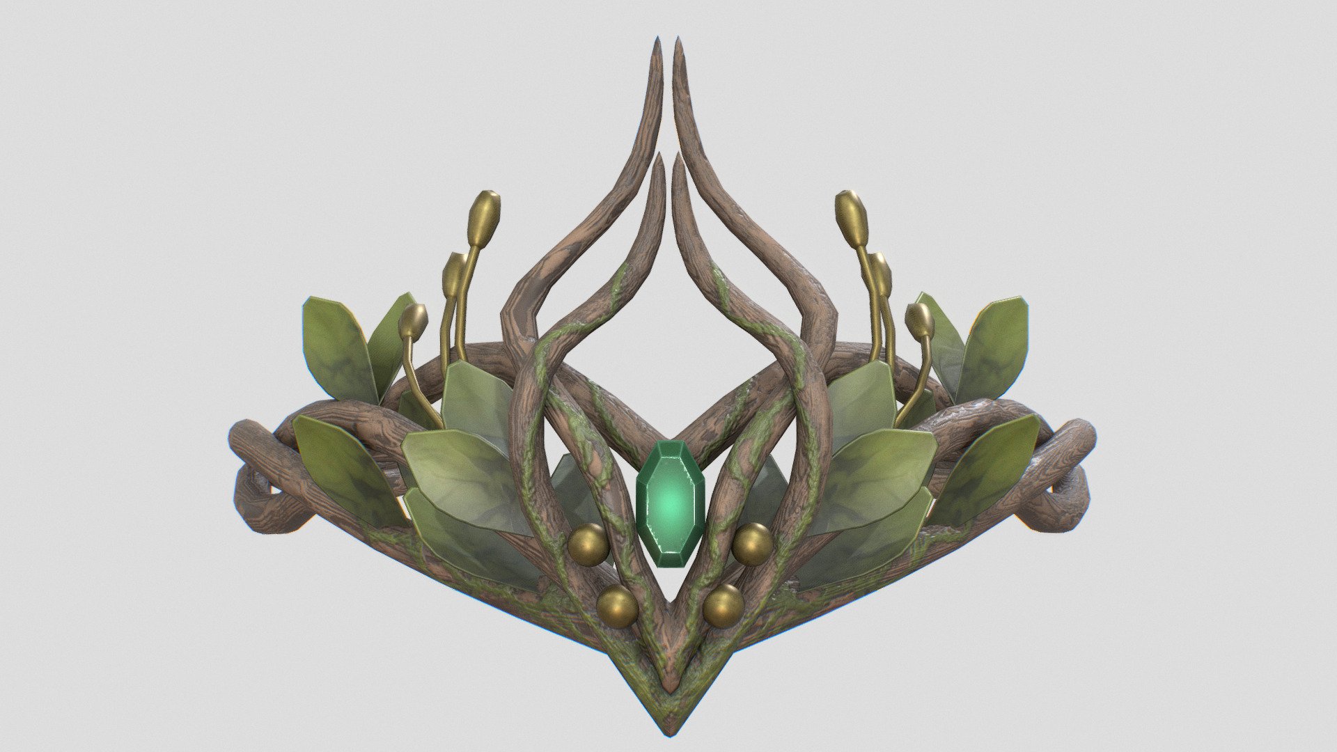 Nature crown - Buy Royalty Free 3D model by Anima Z (@Anima-Z) [67e2da2 ...