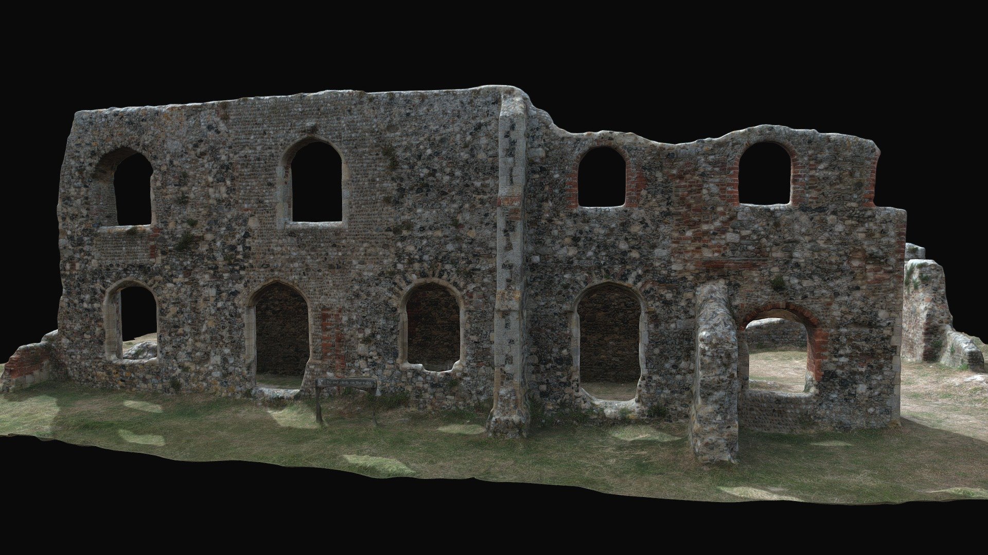 Greyfriars priory Dunwich by Mike Olley - 3D model by Jim..... [67e3033 ...