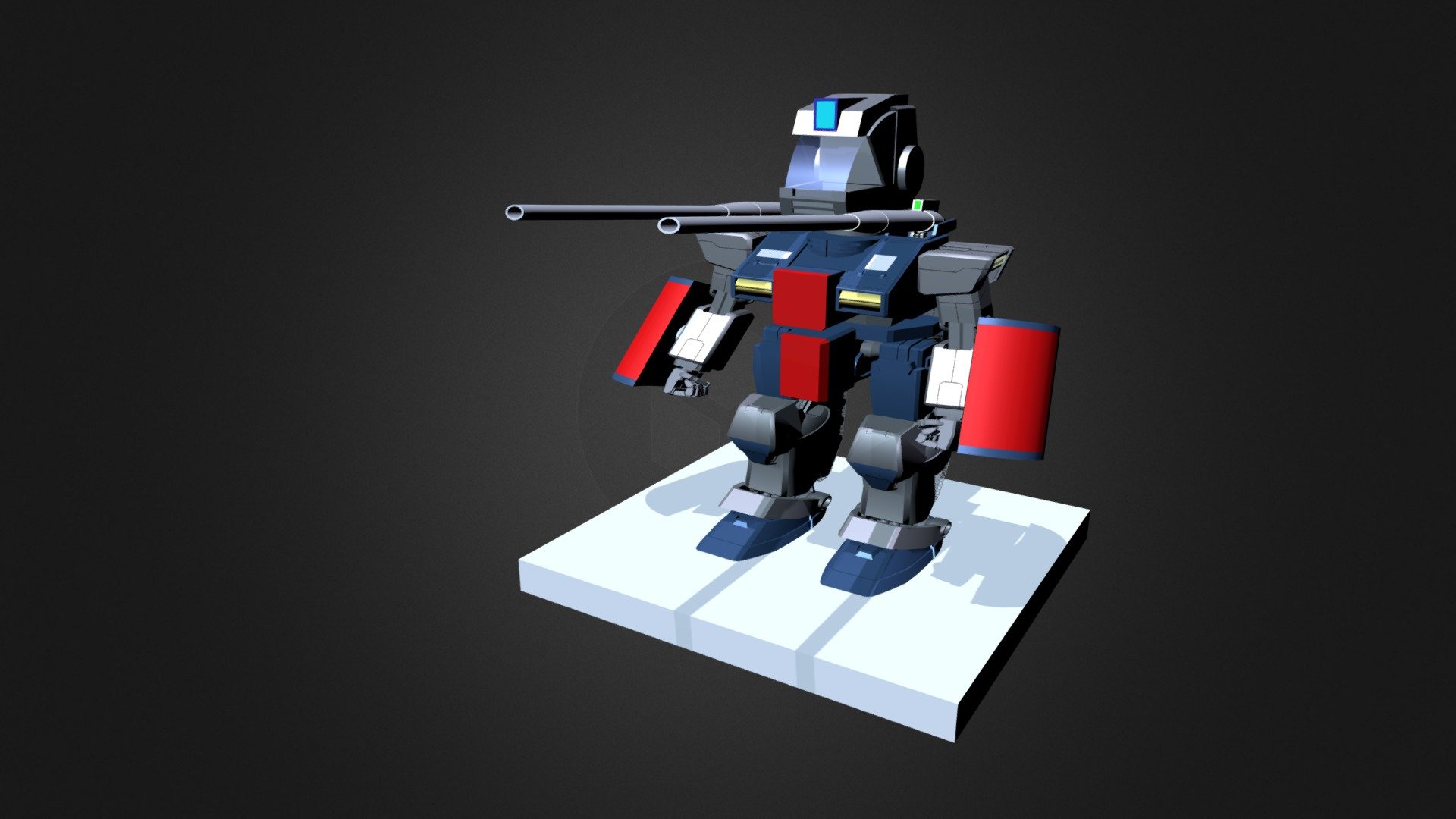 SD Guntank R-44 - 3D model by krit yamsaso (กฤษณ์ แย้มสระโส) (@krit ...
