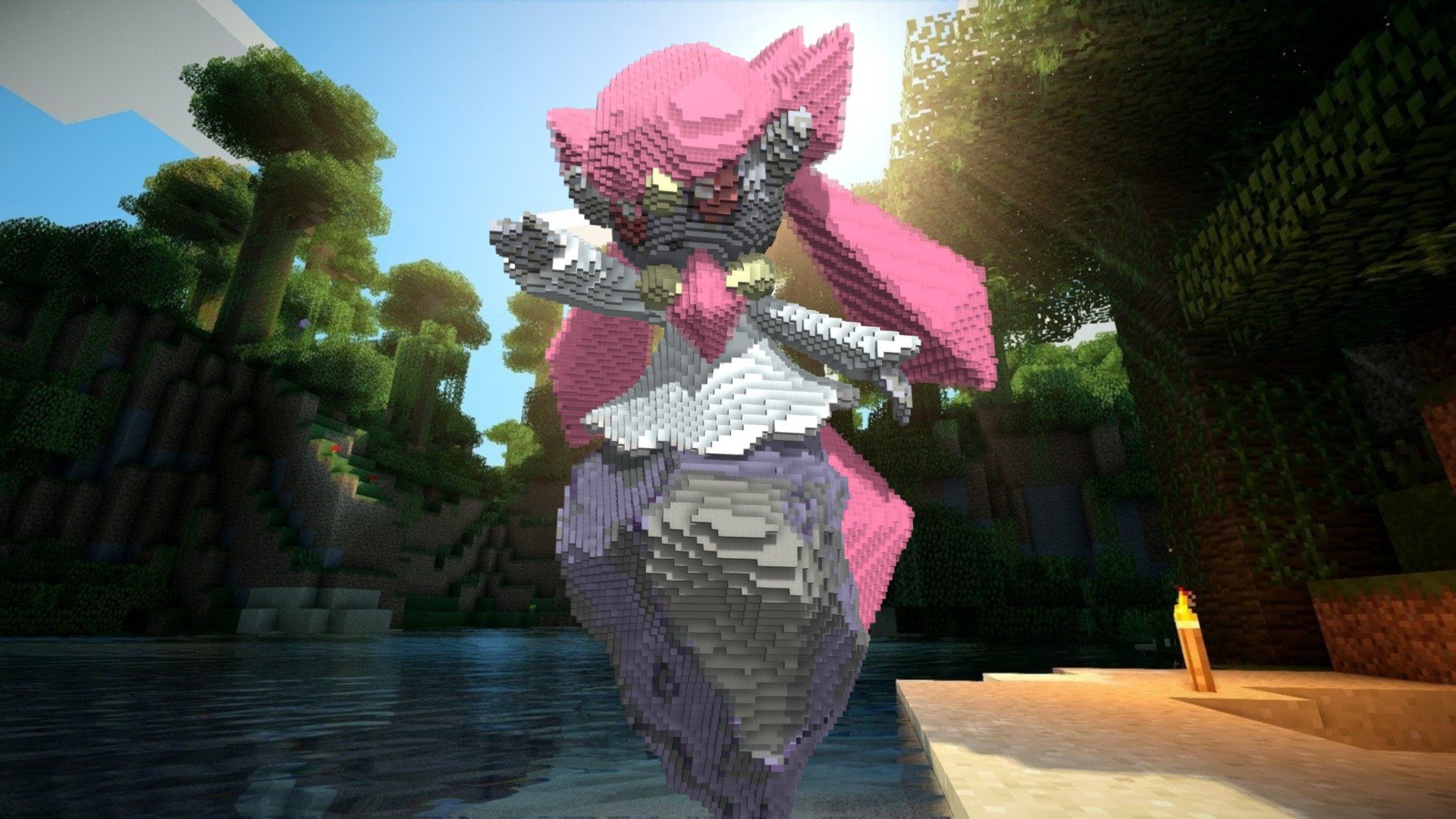 Minecraft Diancie Build Schematic - 3D model by inostupid [67e528f ...