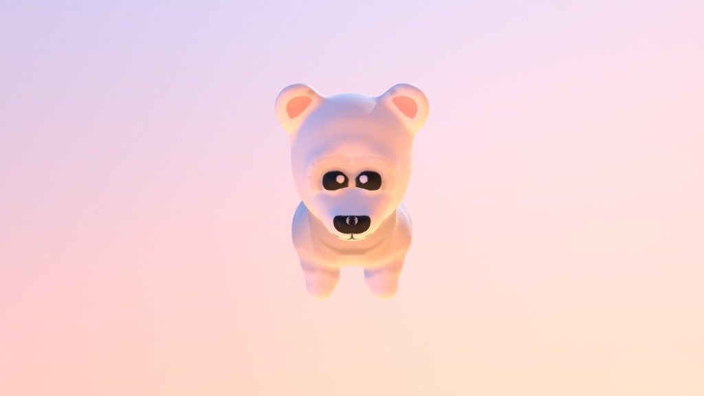 Bear Of Snow - 3D model by M3l1nda [67e8750] - Sketchfab