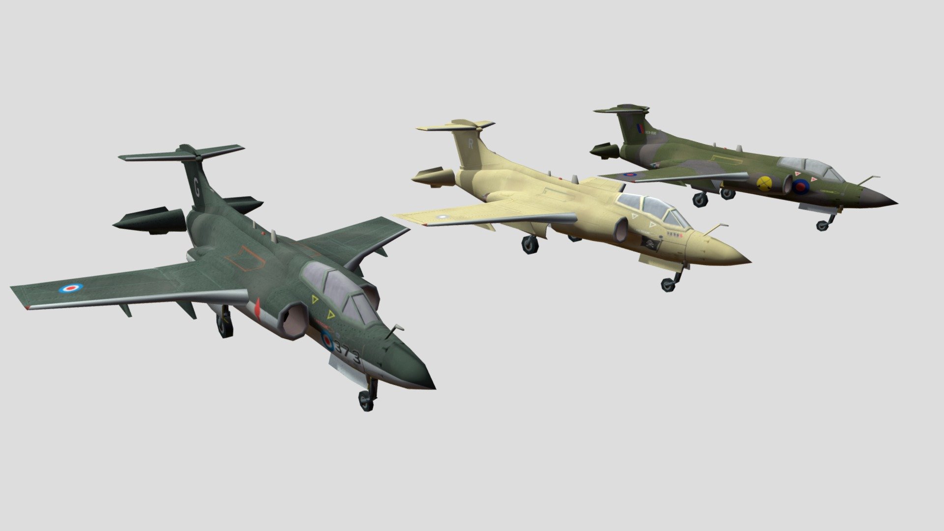 Blackburn Buccaneer jet - Buy Royalty Free 3D model by blackfirefilms ...