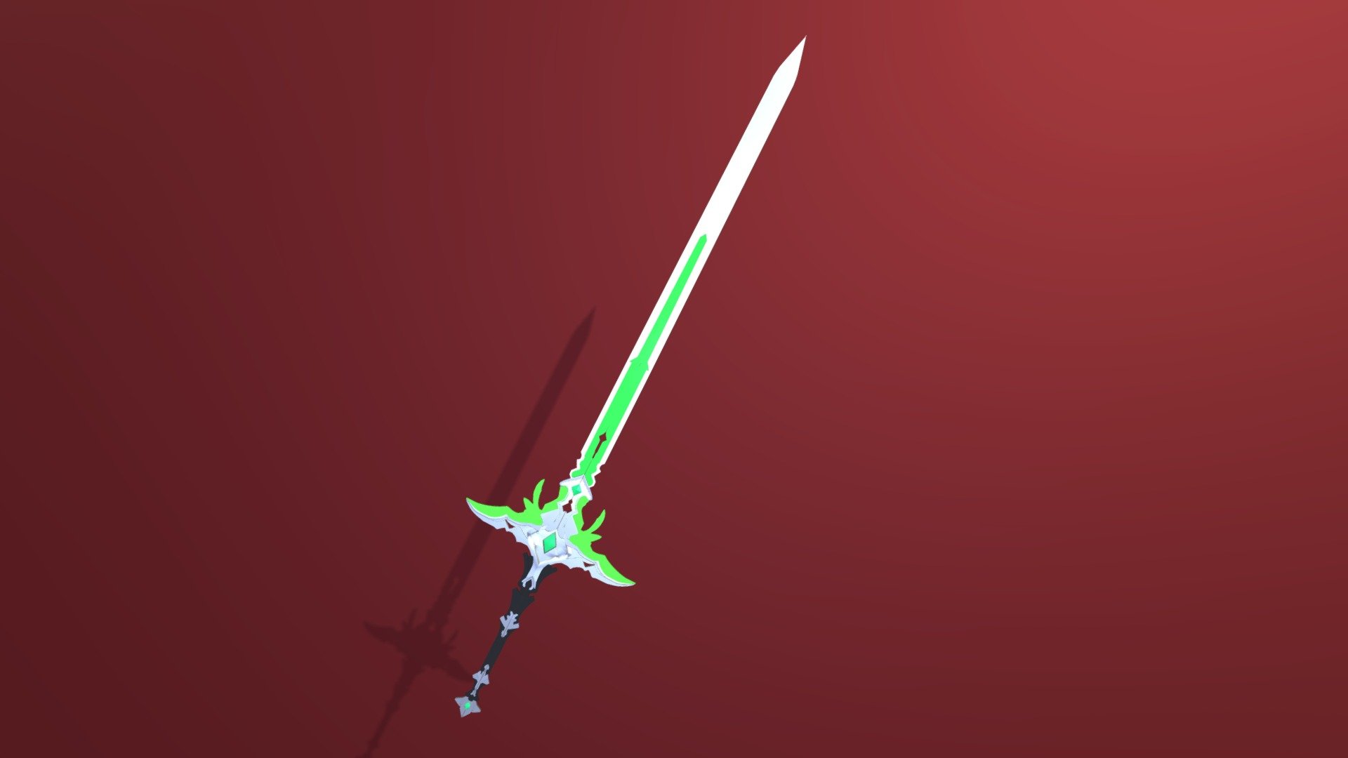 Greenly Sword - Download Free 3D model by 1One (@adriannopal319 ...