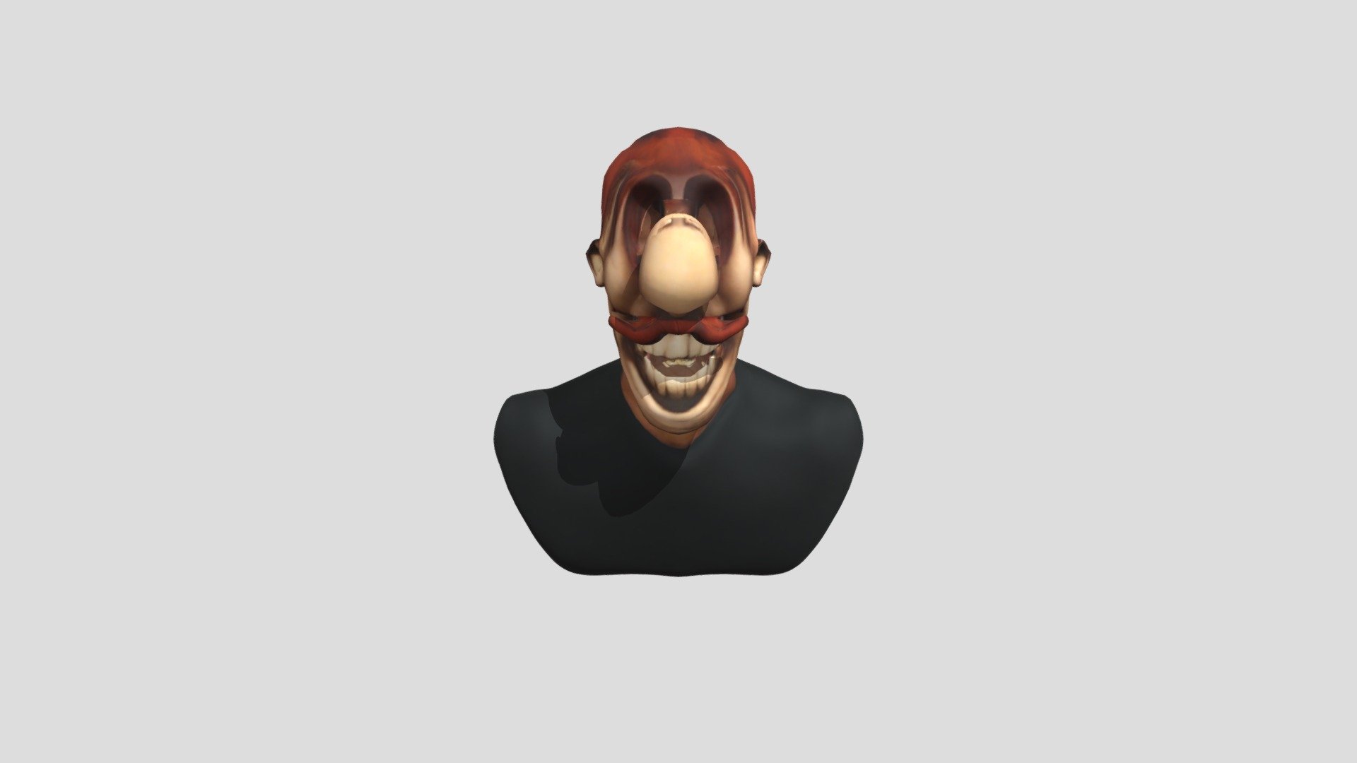 Grinning humanoid freak - 3D model by harleyrayfranks07 [67ea0f8 ...
