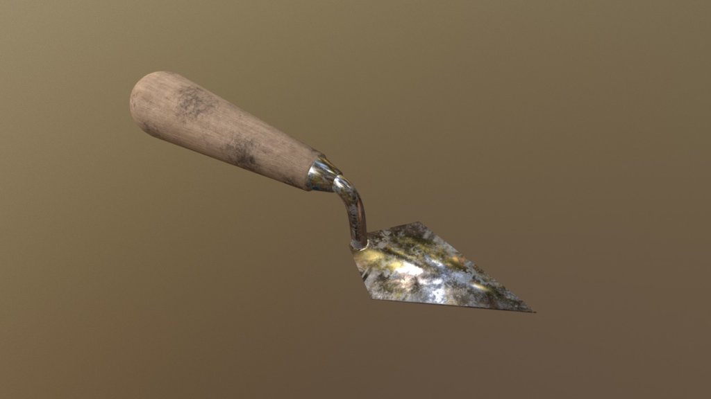 troffel - 3D model by Archeologie Gemeente Den Haag ...