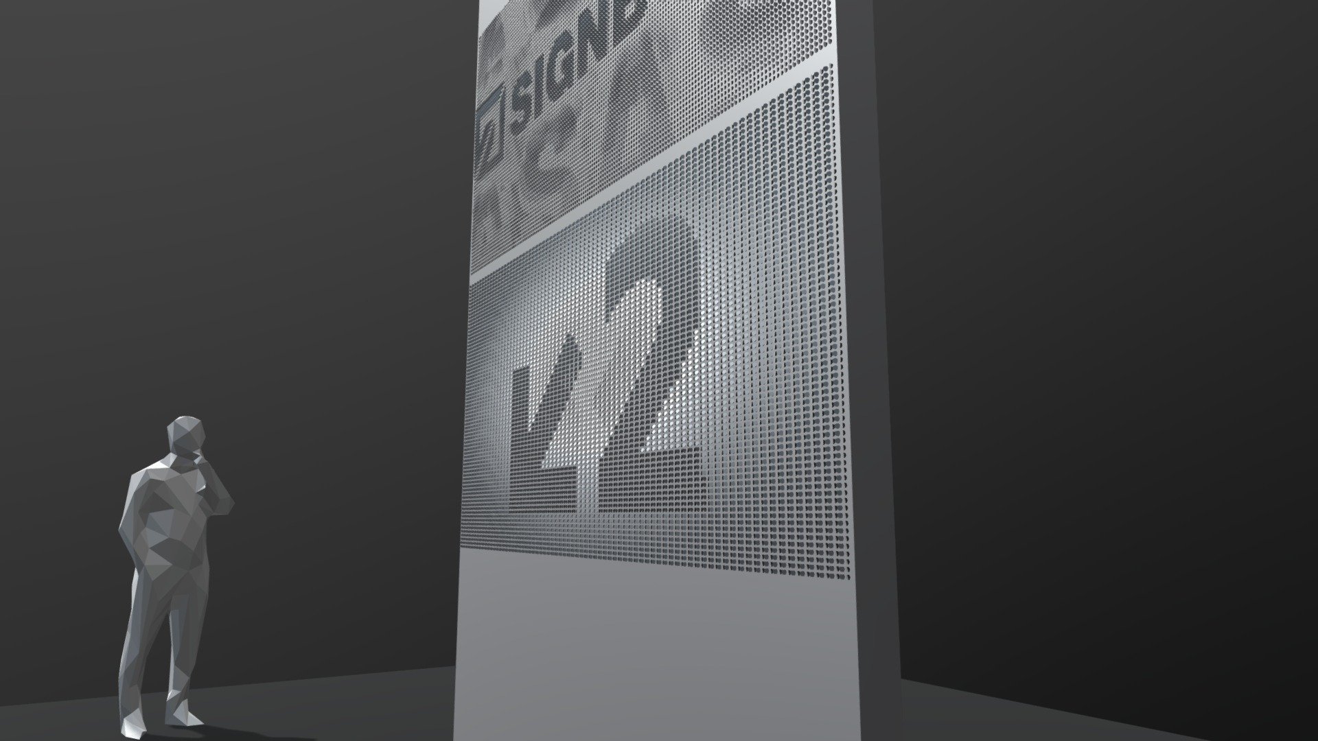 Ombrae 2-View Signage / Wayfinding Example - 3D model by Ombrae Studios ...