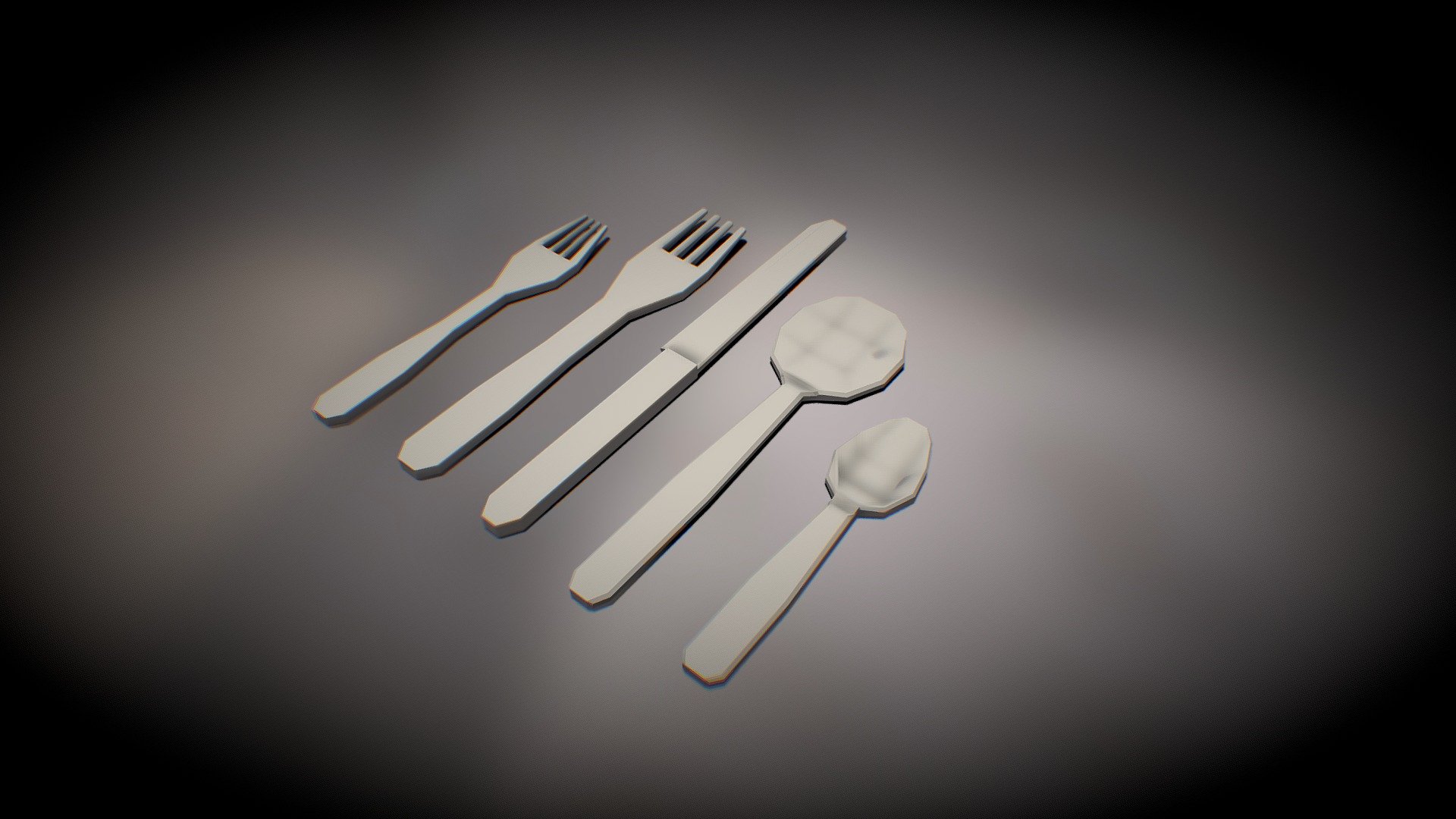 Full Cutlery Set - Download Free 3D model by Amythyst Willis ...
