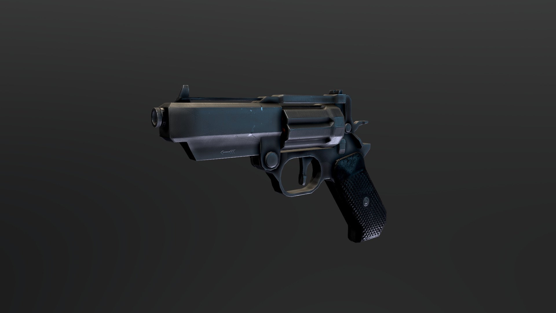 Infiltrator revolver - 3D model by Alex_xBut [67ef3b5] - Sketchfab